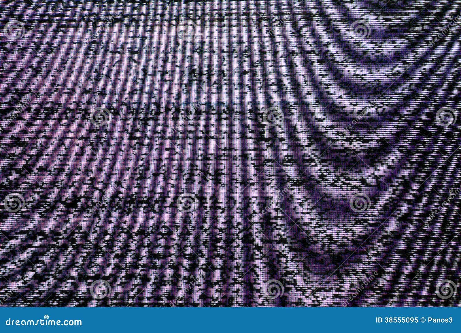 Television Screen with Static Noise Stock Image - Image of signal ...