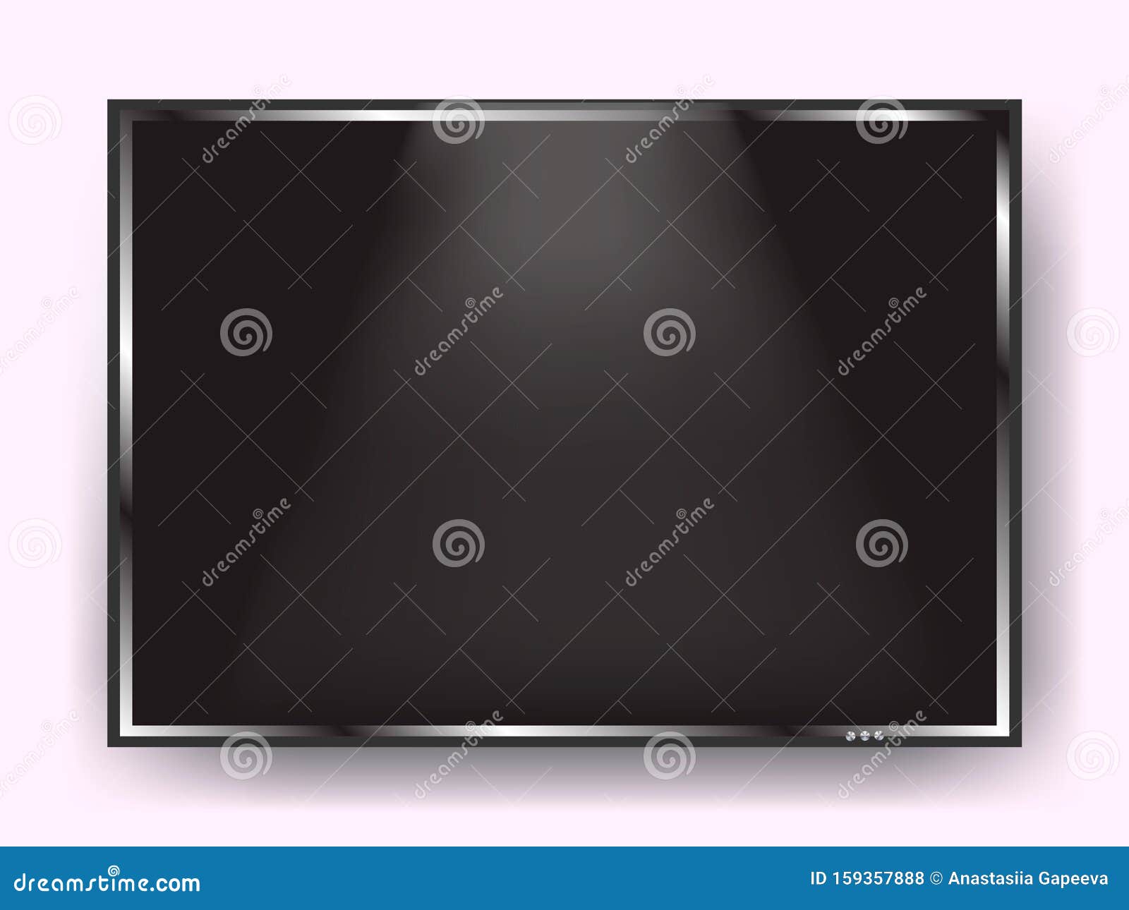 Television Screen. Vector Illustration Stock Vector - Illustration of ...