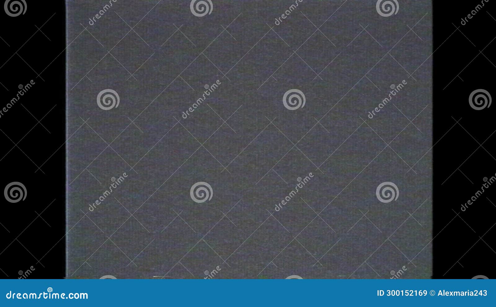 A Television Screen with VHS Effect of Digital Pixelated Noise ...