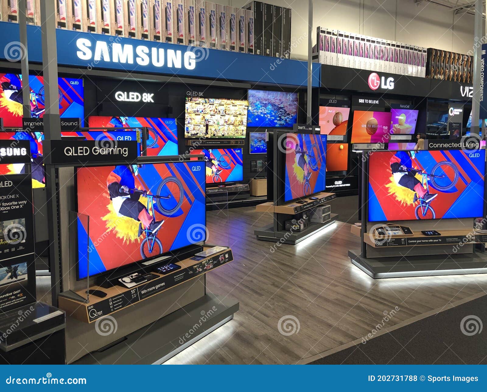 Television Sets editorial stock photo. Image of electronics - 202731788