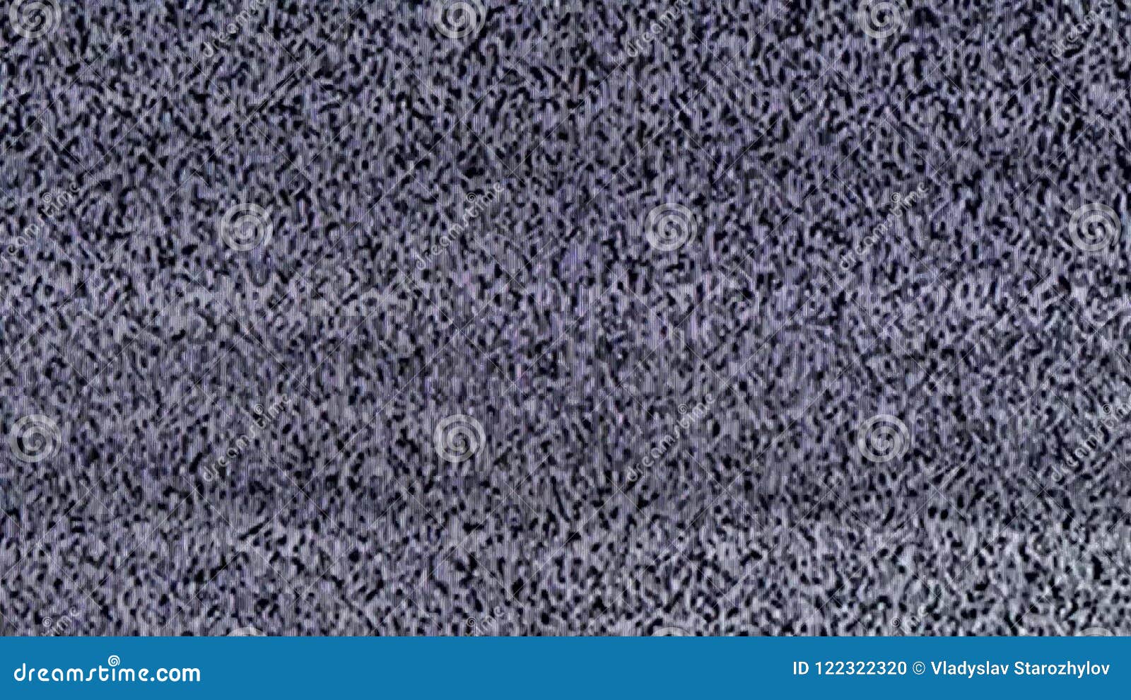 Television Static Noise, Black, White Stock Footage - Video of display ...