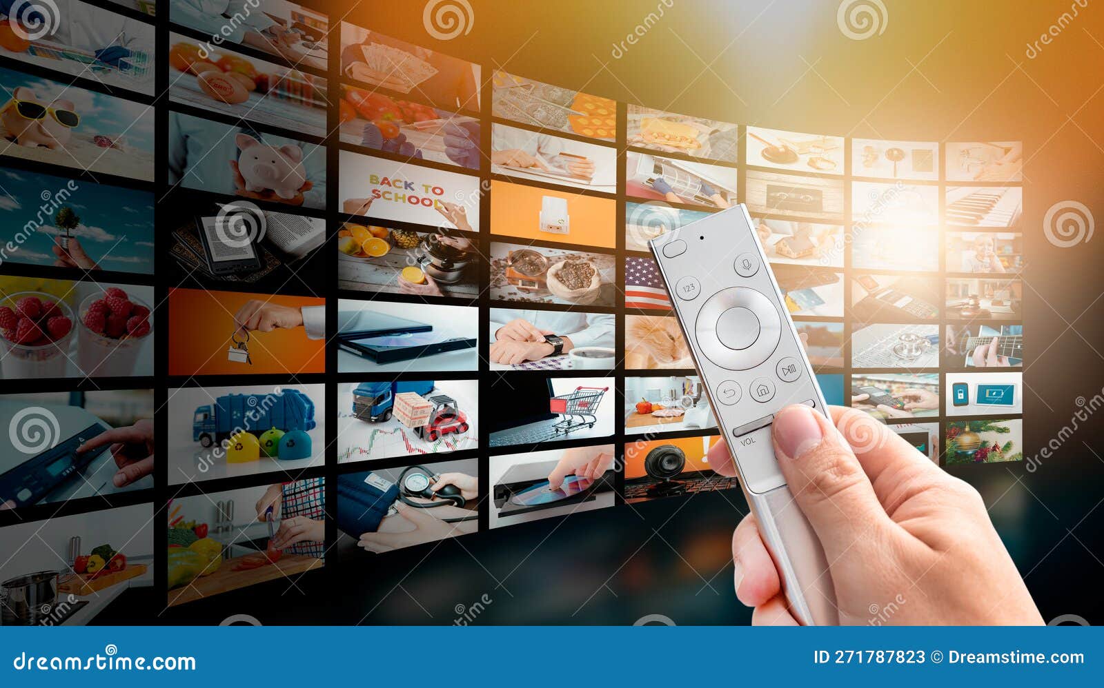 Television Streaming, TV Broadcast Stock Image - Image of demand, show ...