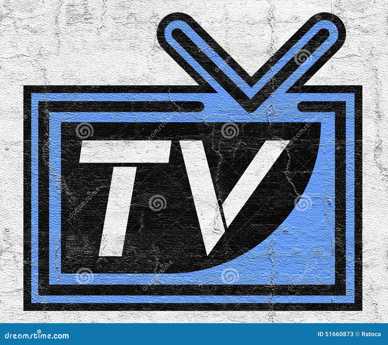 Television symbol stock illustration. Illustration of entertainment ...