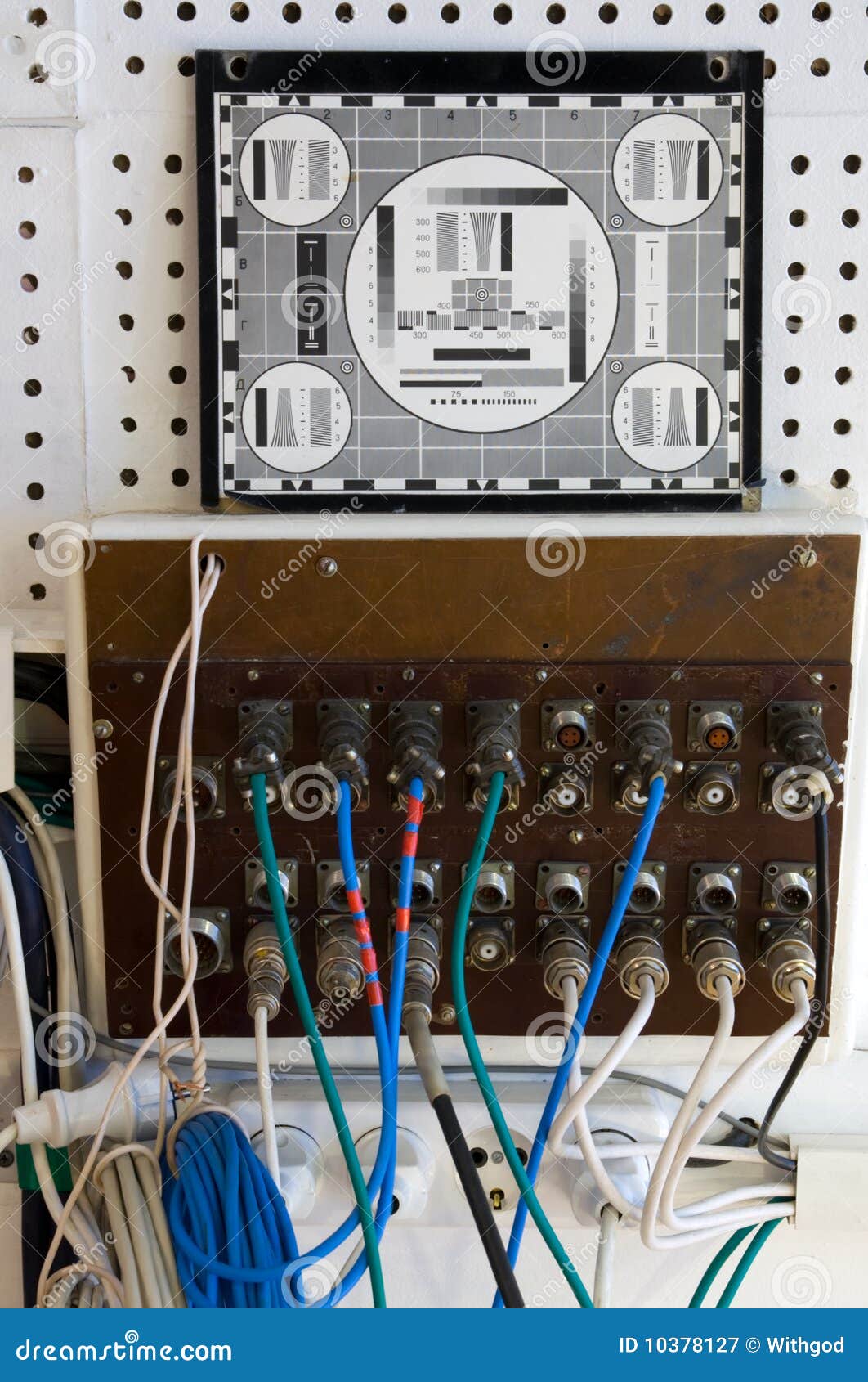 Television Test Chart Of Soviet Period Royalty-Free Stock Photography ...