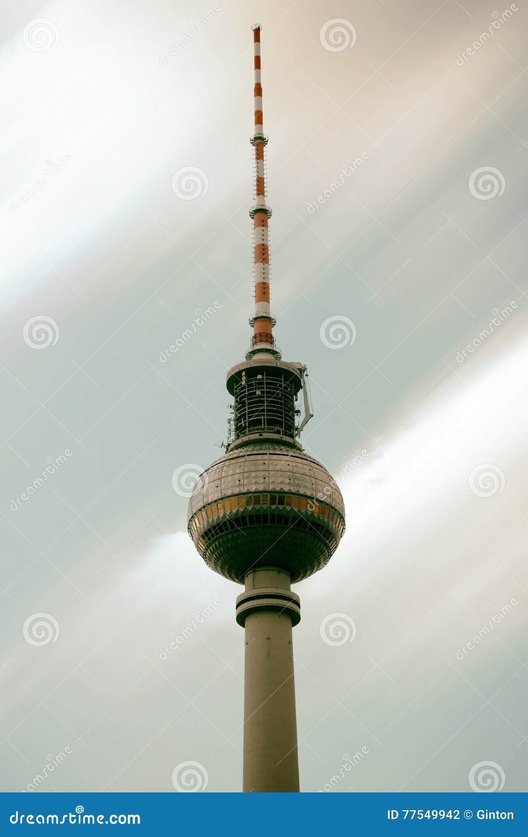 Television Tower Berlin stock photo. Image of center - 77549942