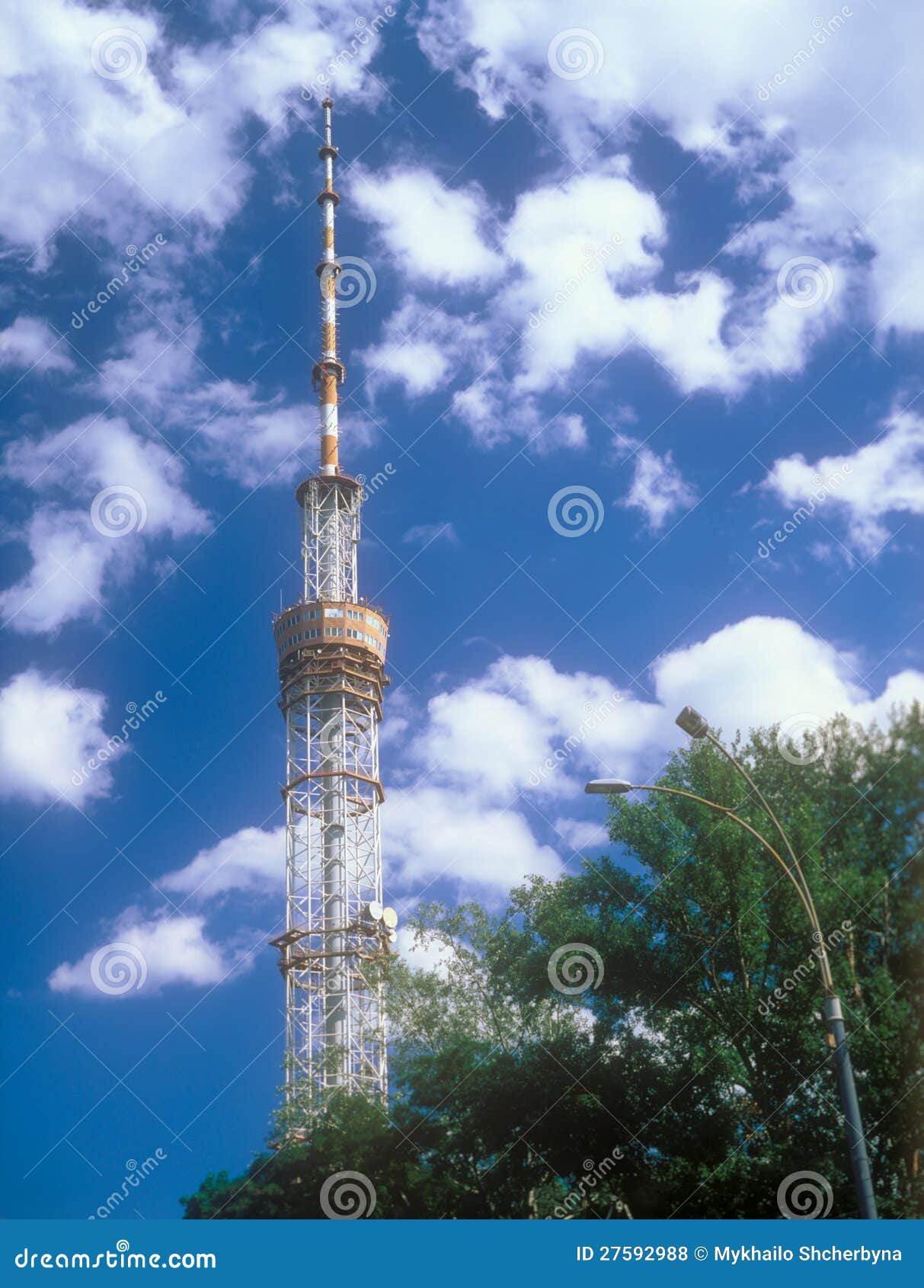 Television Tower in Kyiv, Ukraine. Stock Photo - Image of exterior ...
