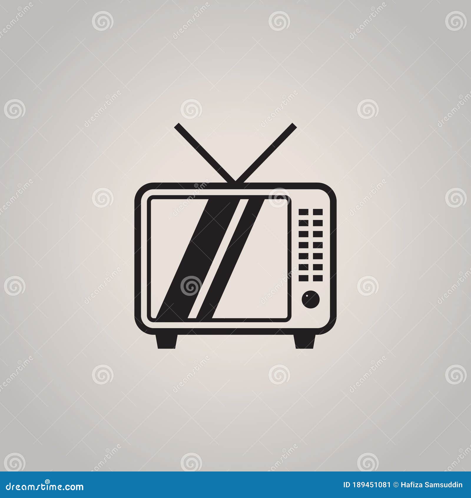 Television. Vector Illustration Decorative Design Stock Vector ...