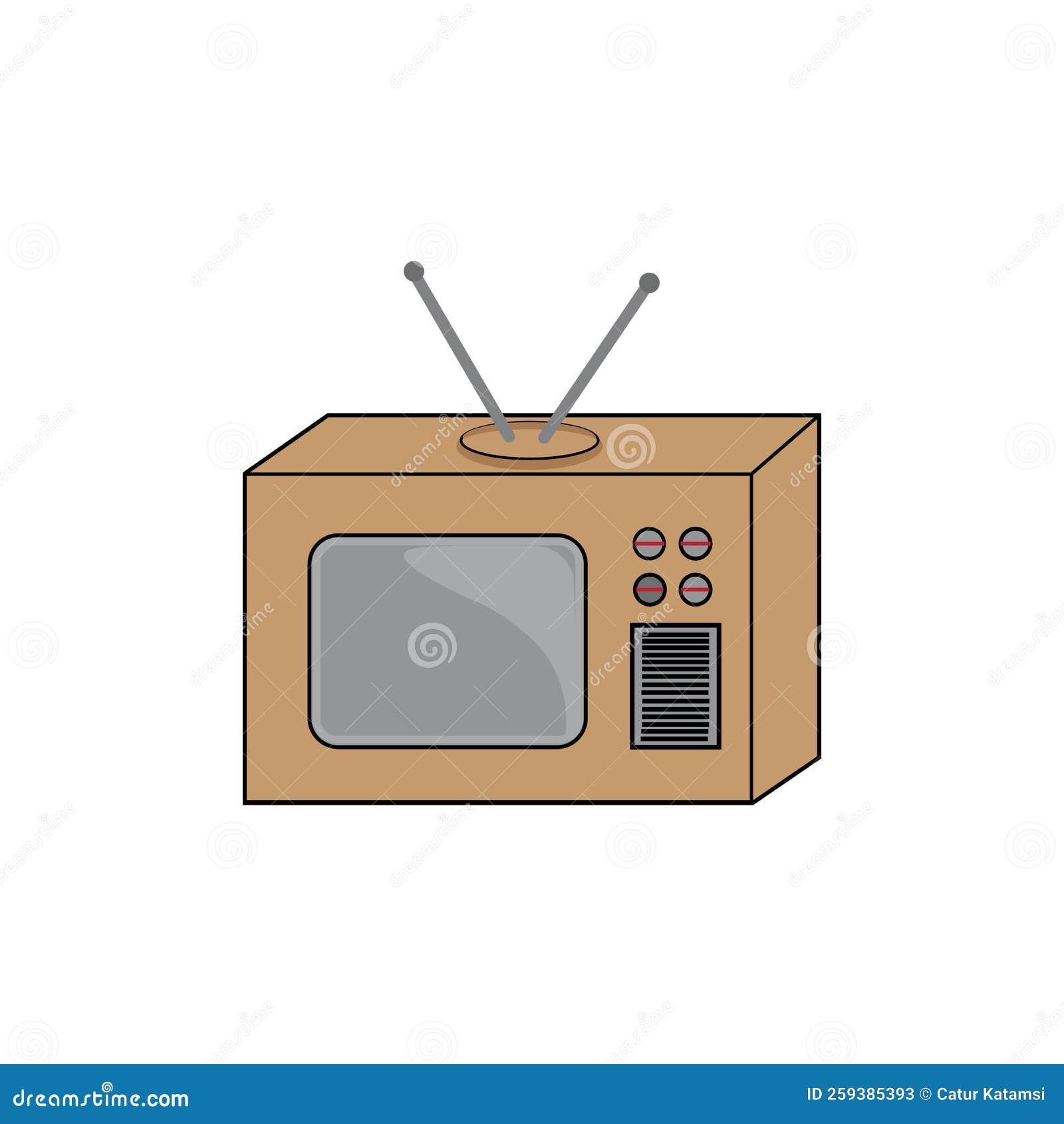 Television vektor design stock vector. Illustration of channel - 259385393