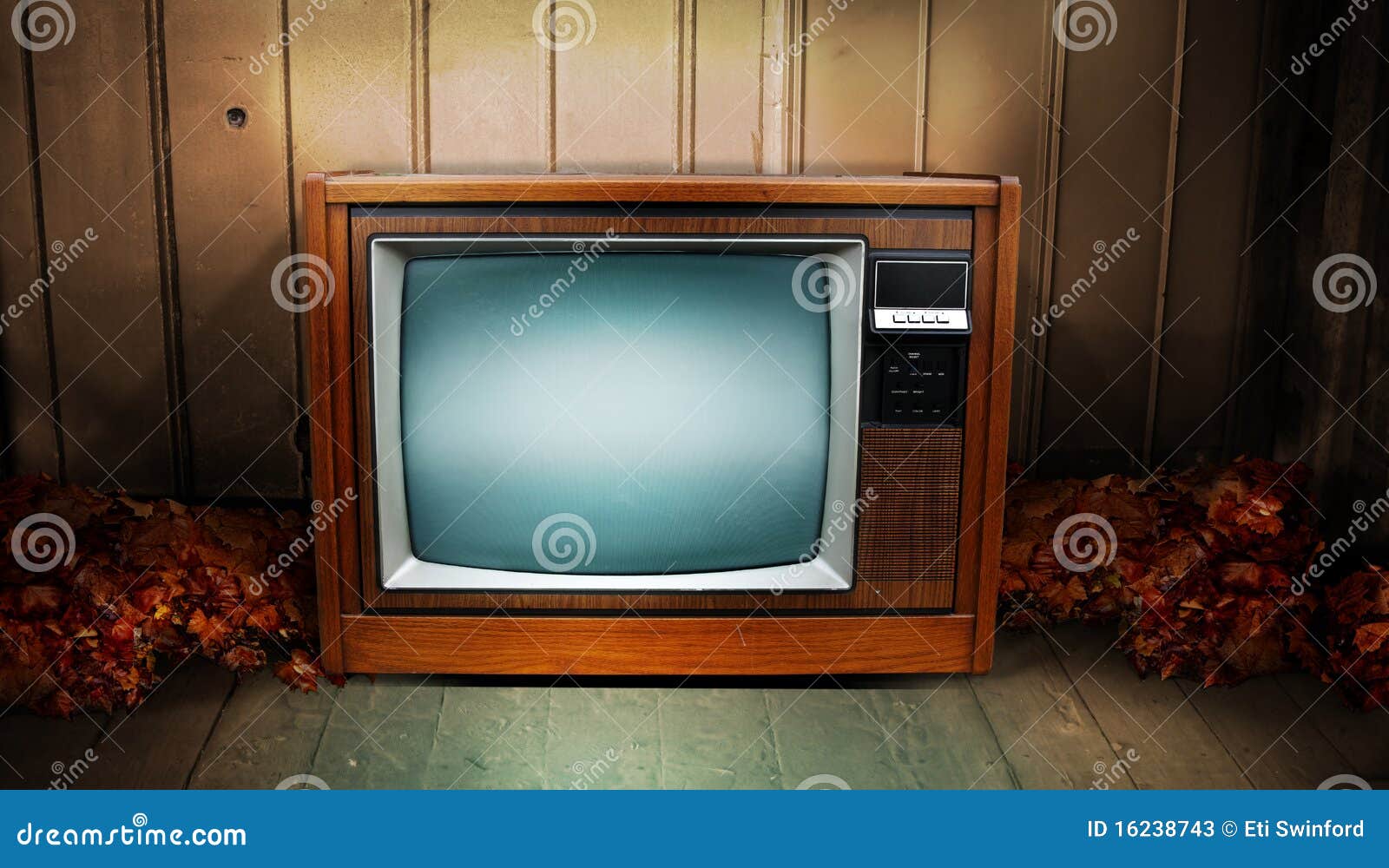 Televison stock image. Image of retro, room, entertainment - 16238743