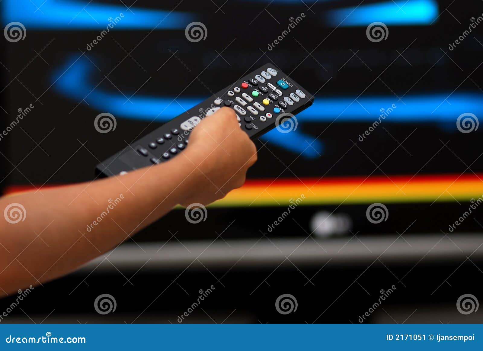 Televison remote control stock image. Image of button - 2171051