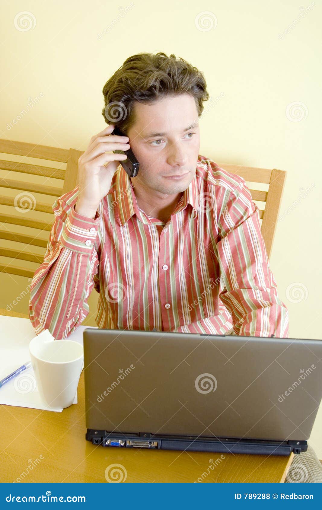 Telework - Working home stock photo. Image of workplace - 789288