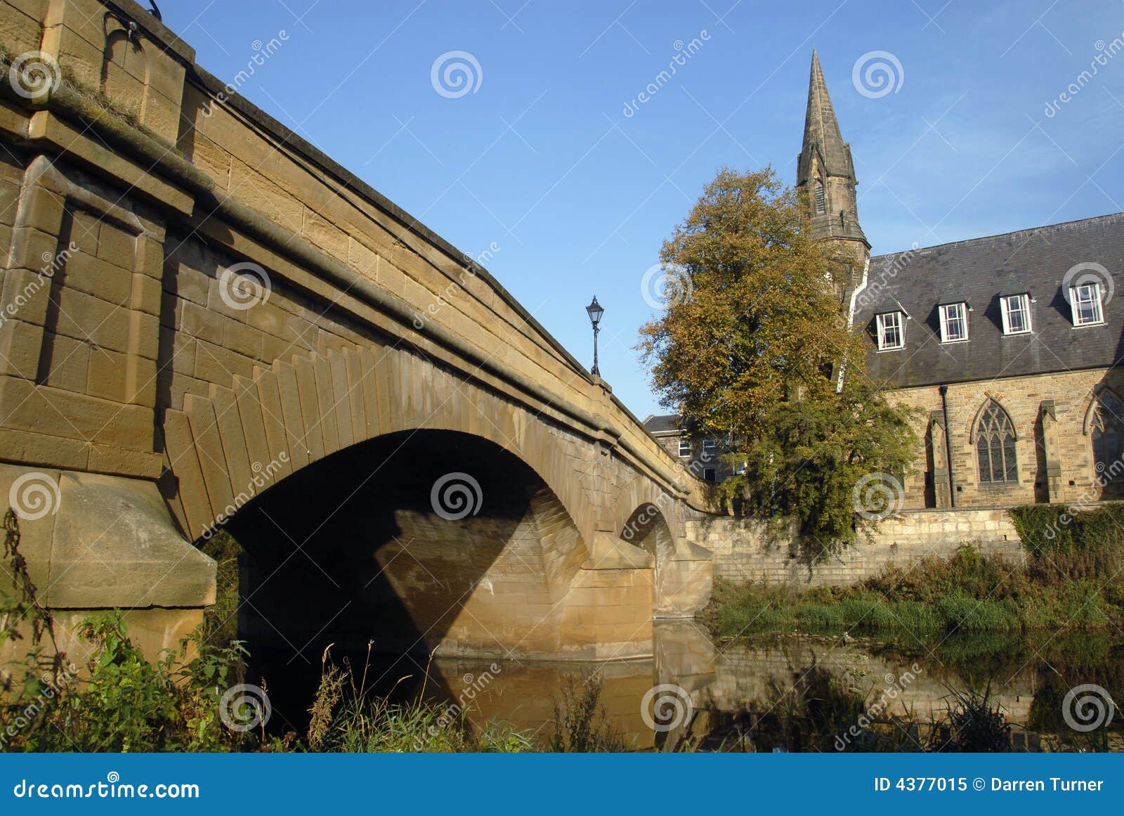 Telford Bridge and the River Wansbeck, Morpeth Stock Image - Image of ...