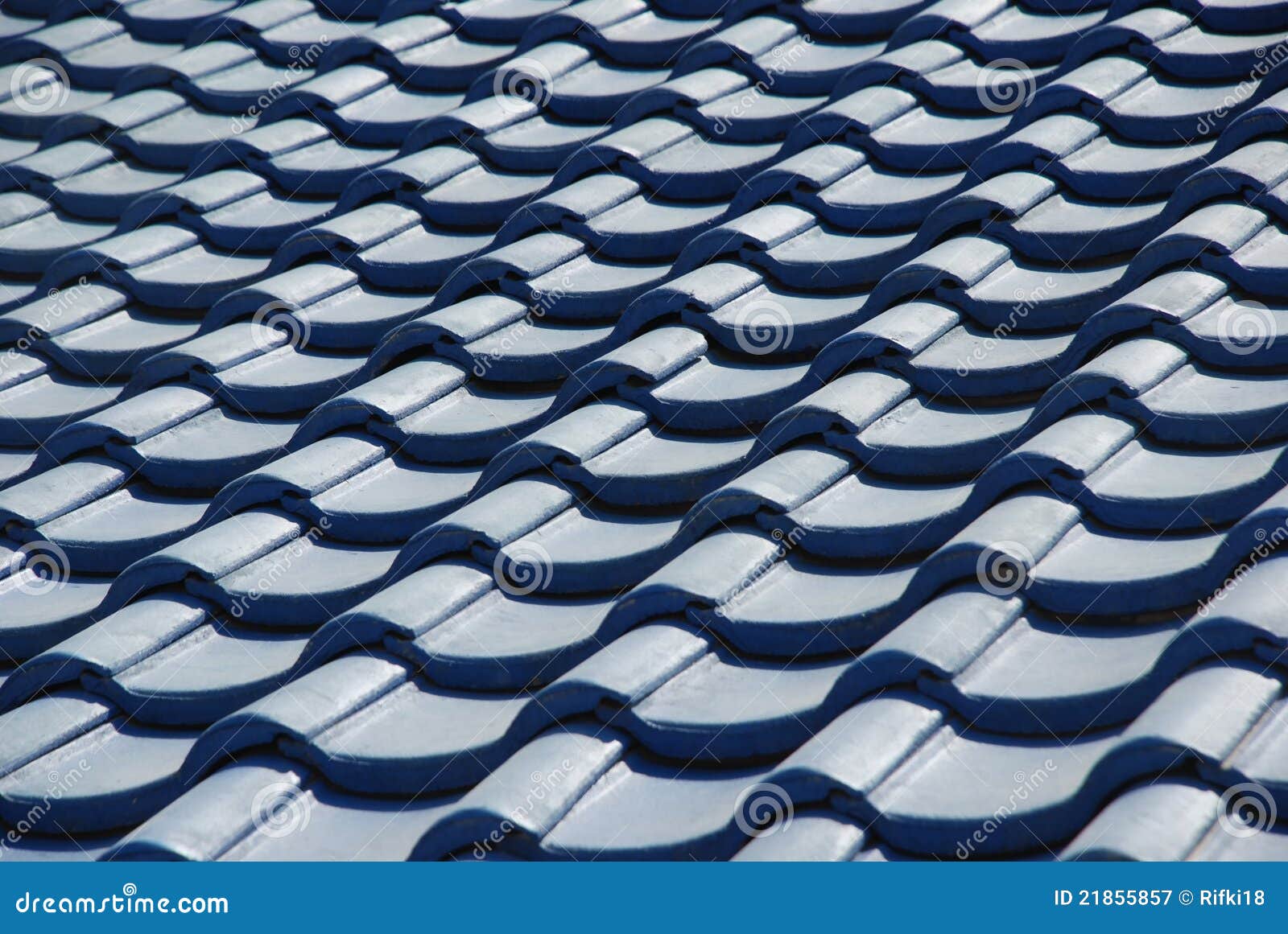 Telhado azul imagem de stock. Imagem de indonésia, quadrado - 21855857