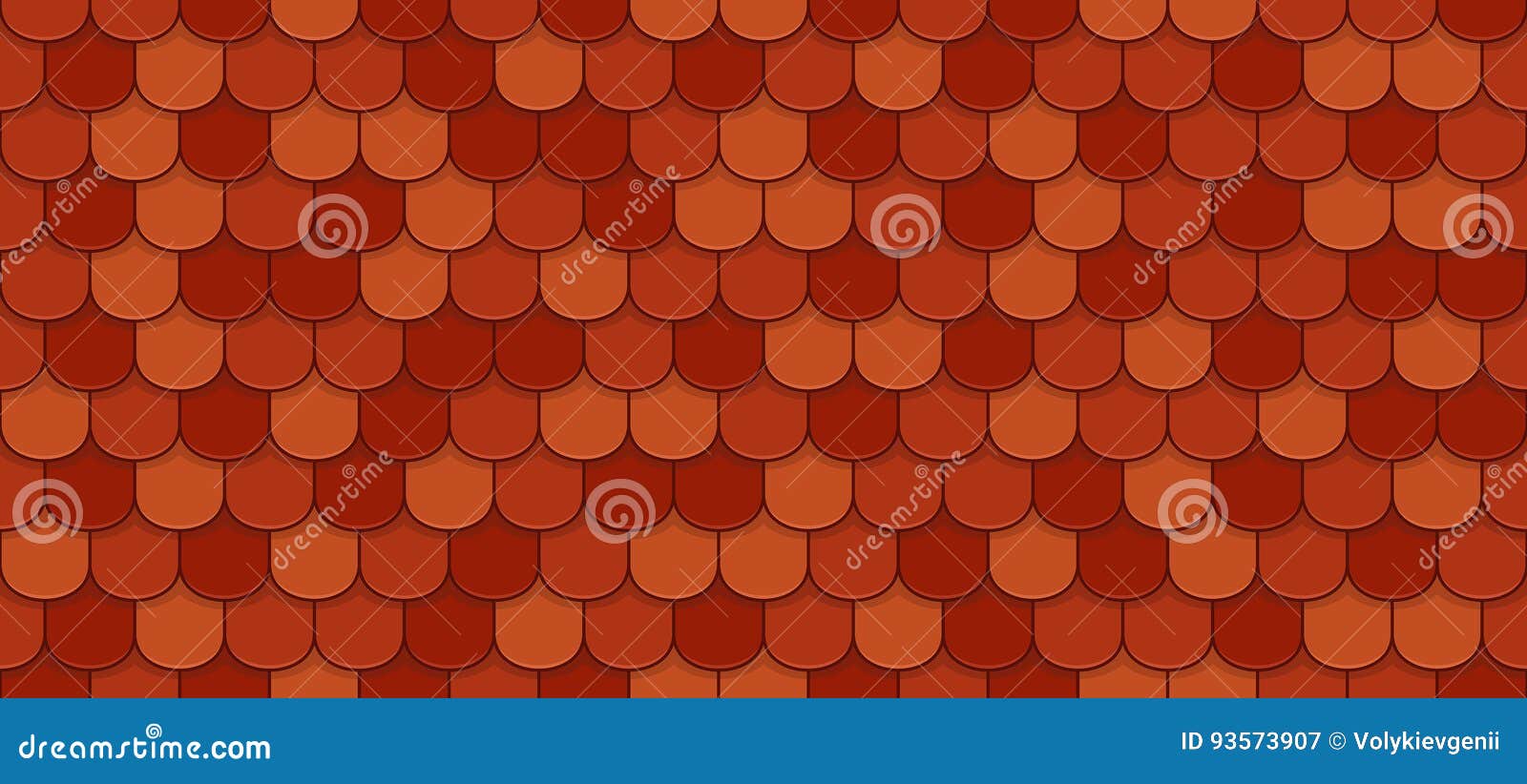 Telhado vermelho ilustração do vetor. Ilustração de telhado - 93573907