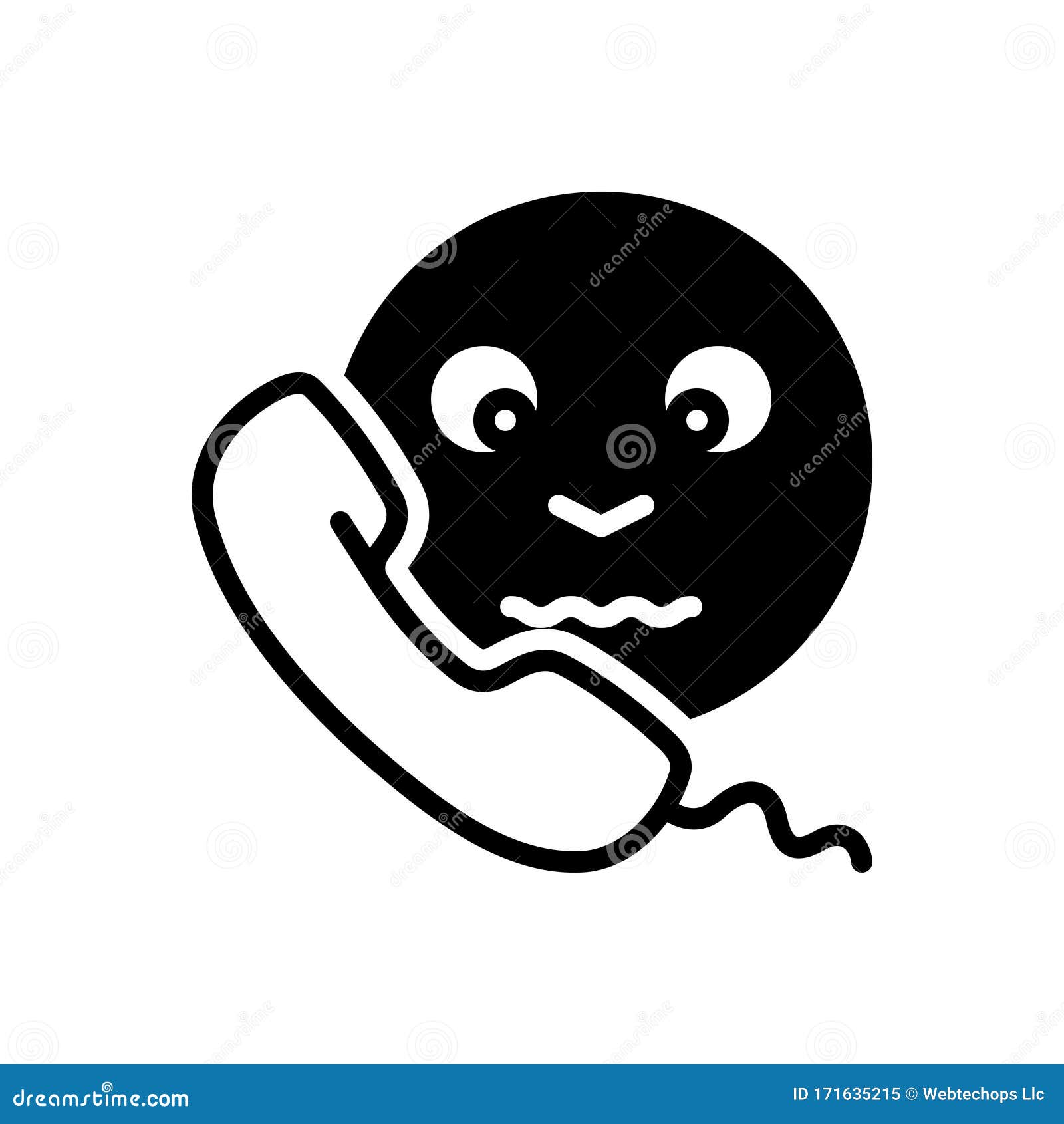 Black Solid Icon for Tell, Say and Speak Stock Vector - Illustration of ...