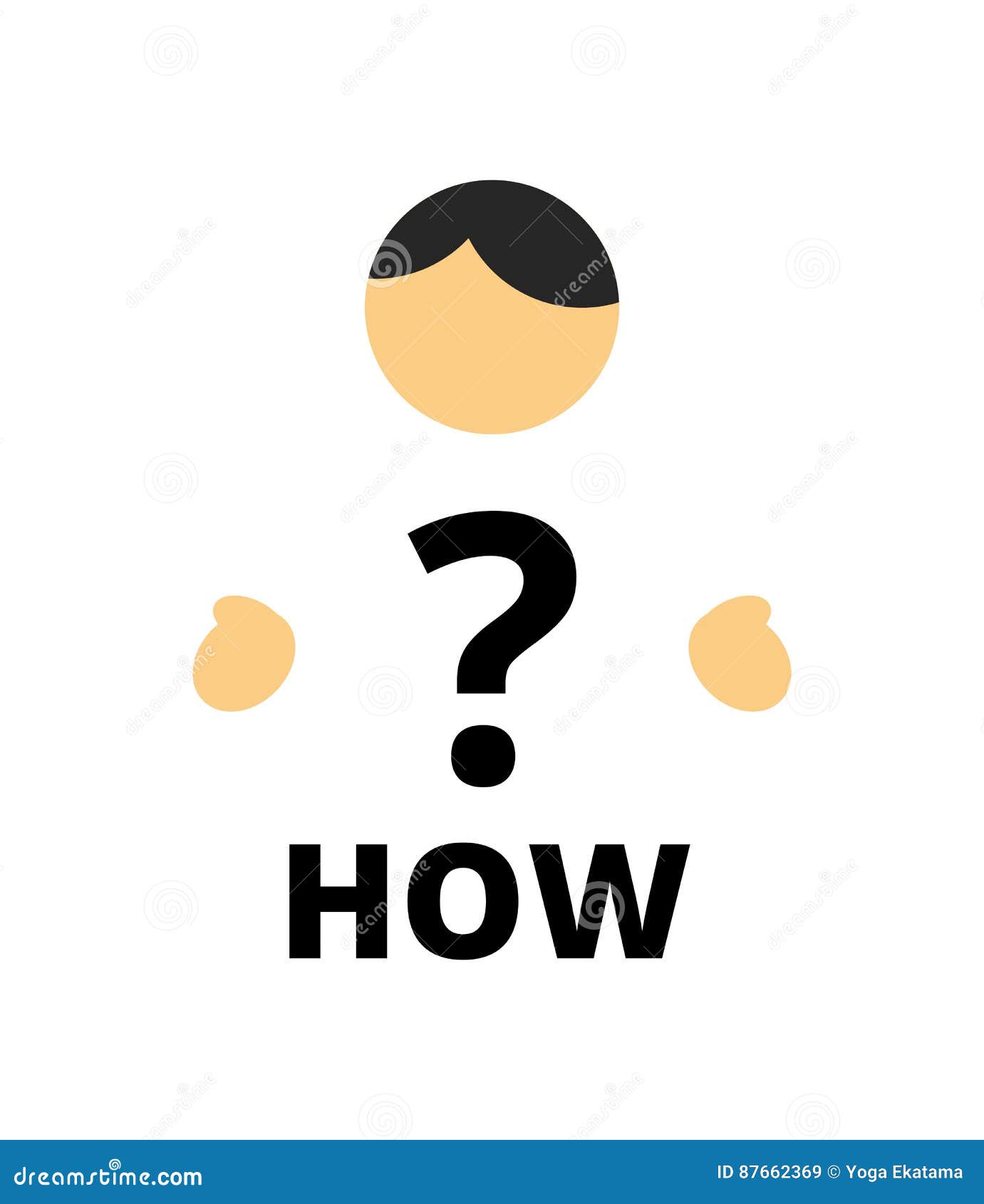 Tell me how stock illustration. Illustration of simple - 87662369