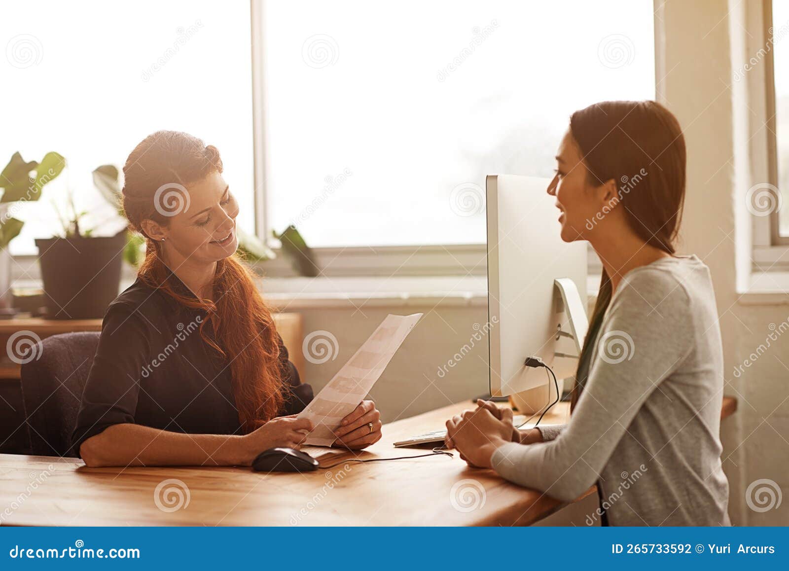 Tell Me More about Yourself...two Young Businesswomen Having a ... Tell Me More about Yourself...two Young Businesswomen Having a ...