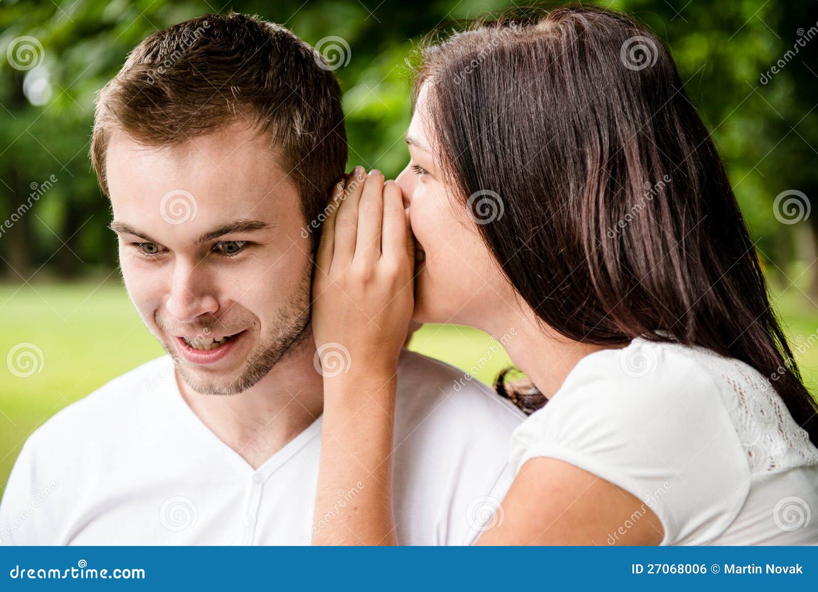 Tell me secret - whisper stock photo. Image of eyes, talk - 27068006