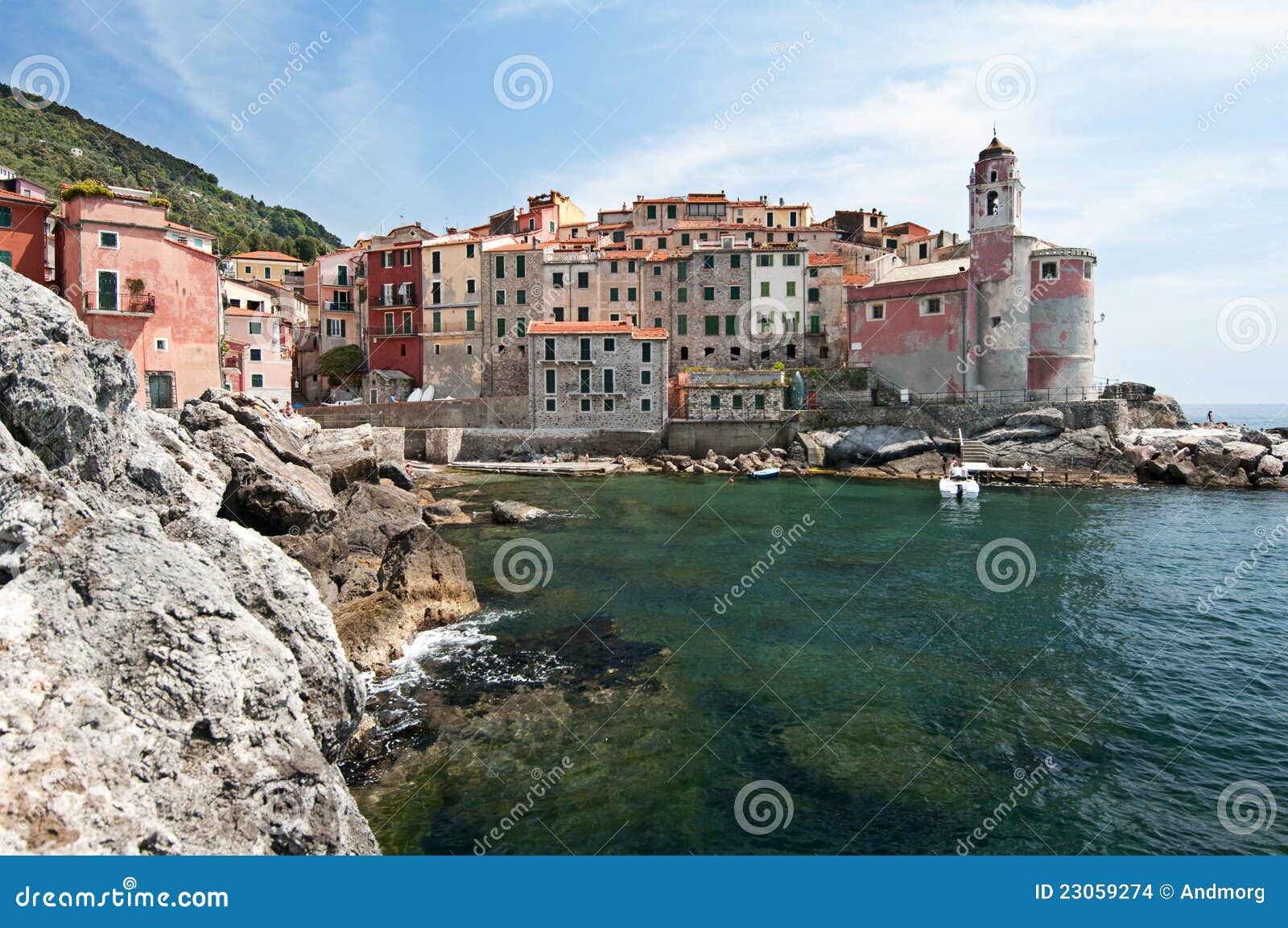 Tellaro stock photo. Image of scenic, mediterranean, italian - 23059274