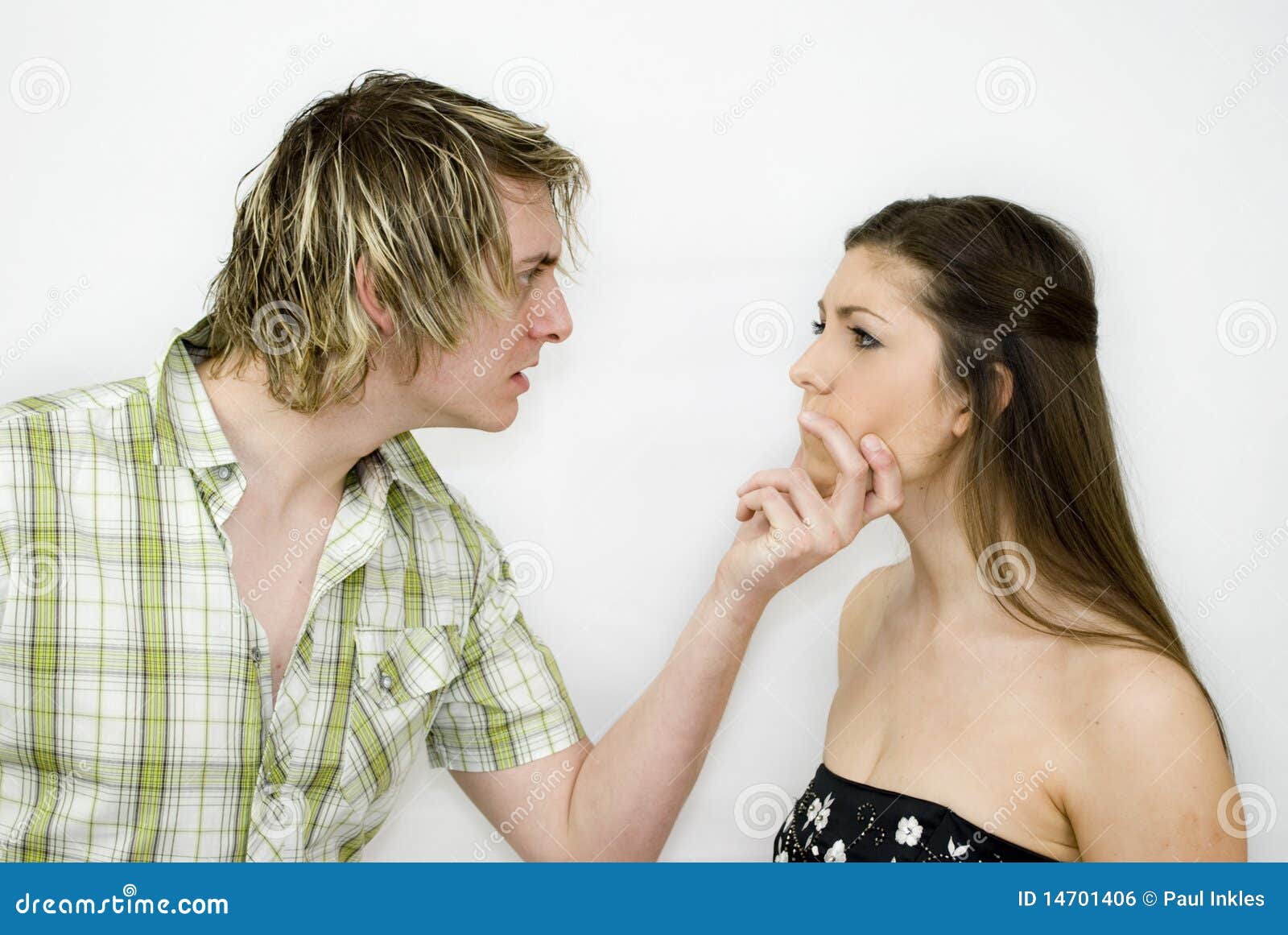 Telling off stock photo. Image of face, shoulders, hair - 14701406