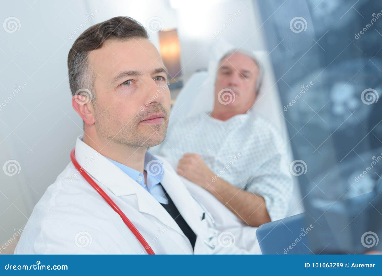 Telling Patient about Condition Stock Image - Image of medication ...