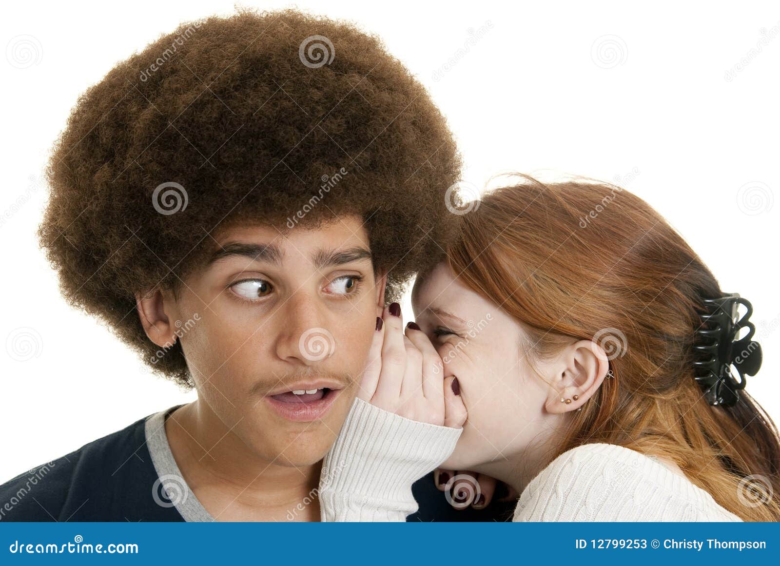 Telling a secret stock image. Image of friend, interact - 12799253