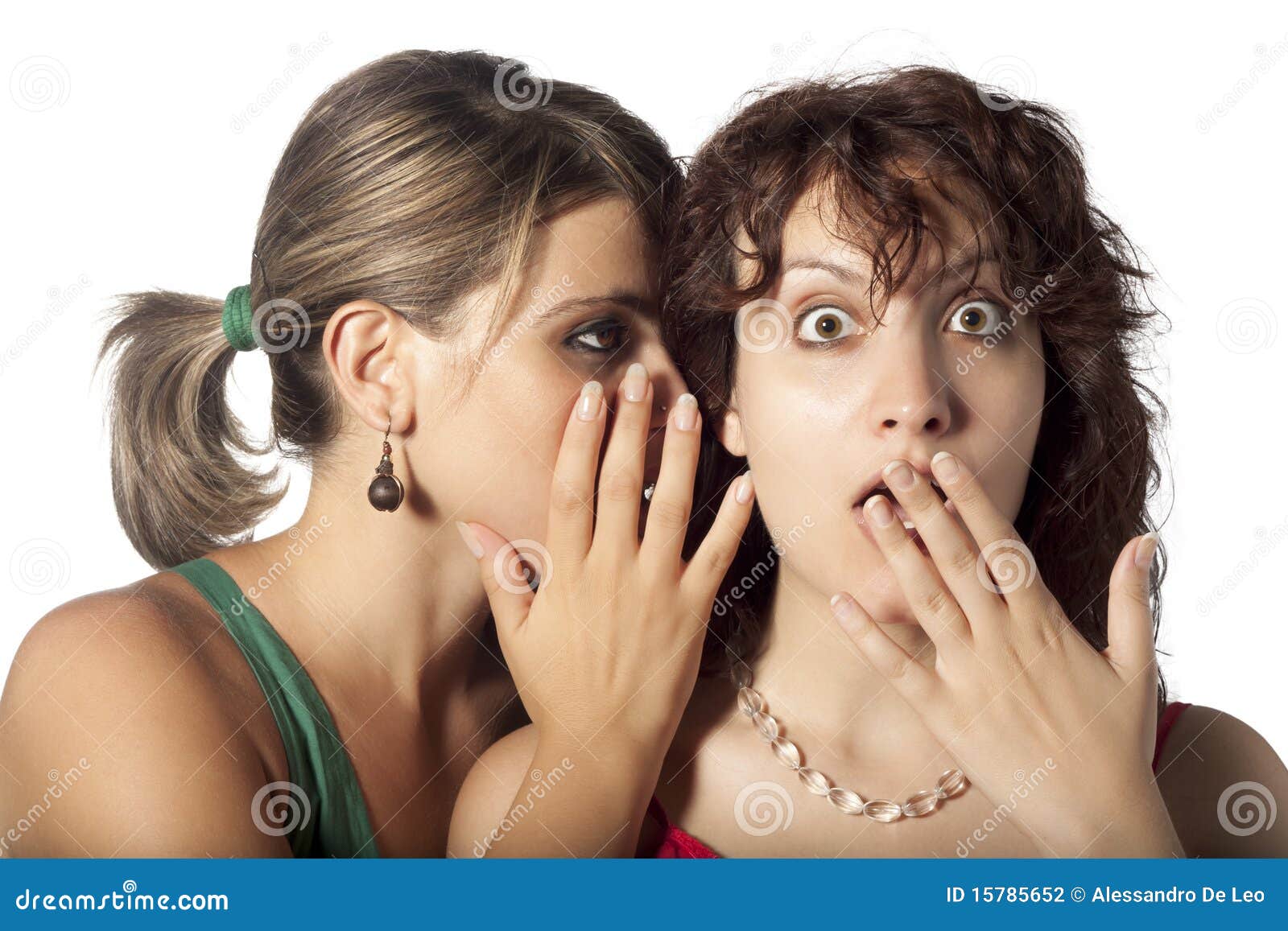 Telling a Secret stock photo. Image of whisper, secret - 15785652