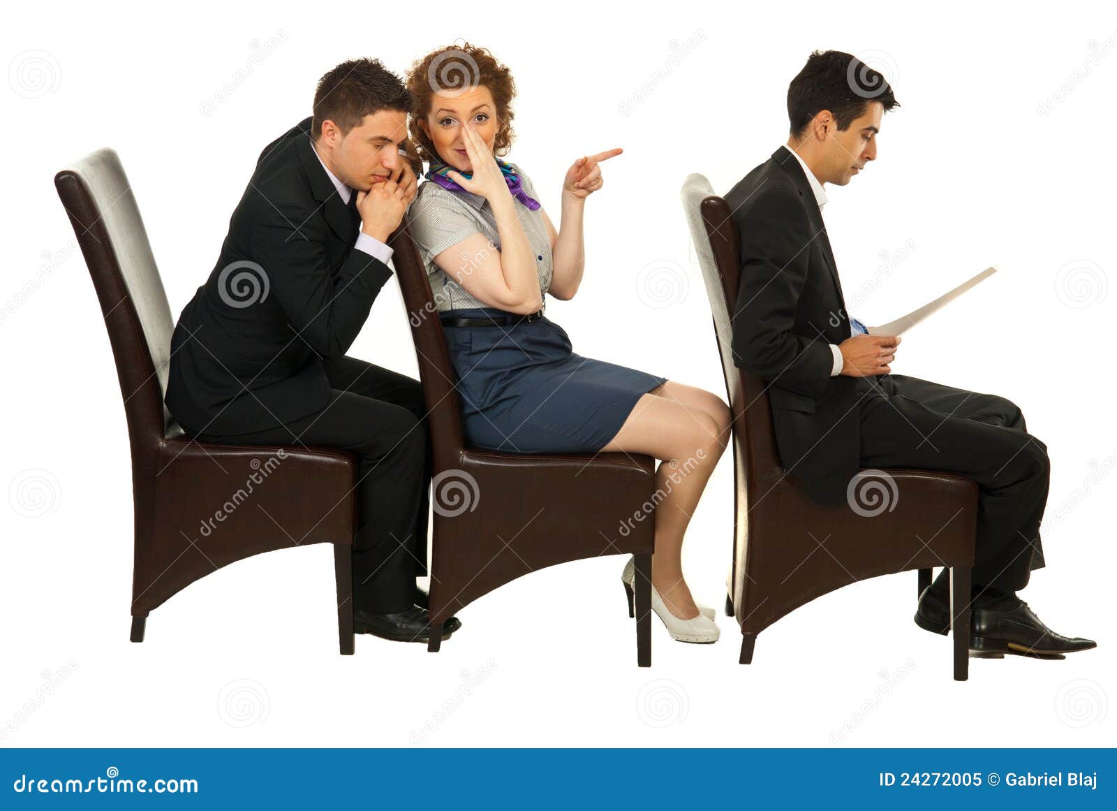 Telling secret stock image. Image of businessmen, beautiful - 24272005