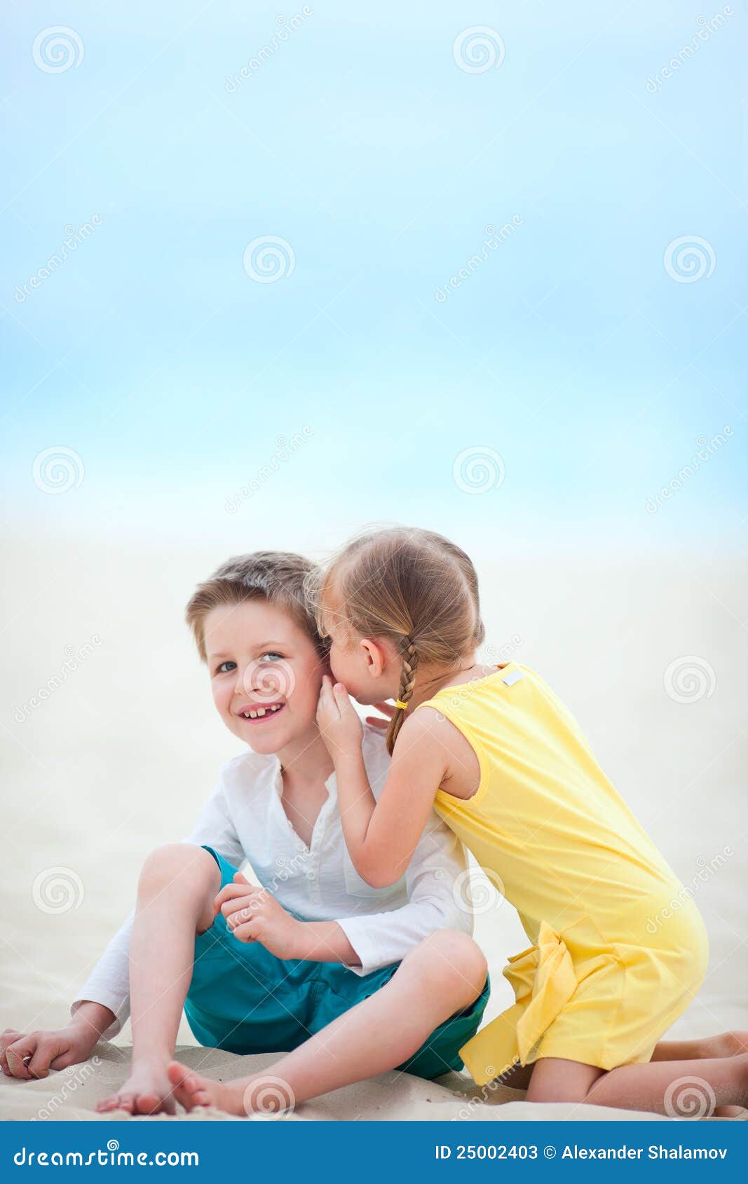 Telling a secret stock image. Image of coastline, happy - 25002403