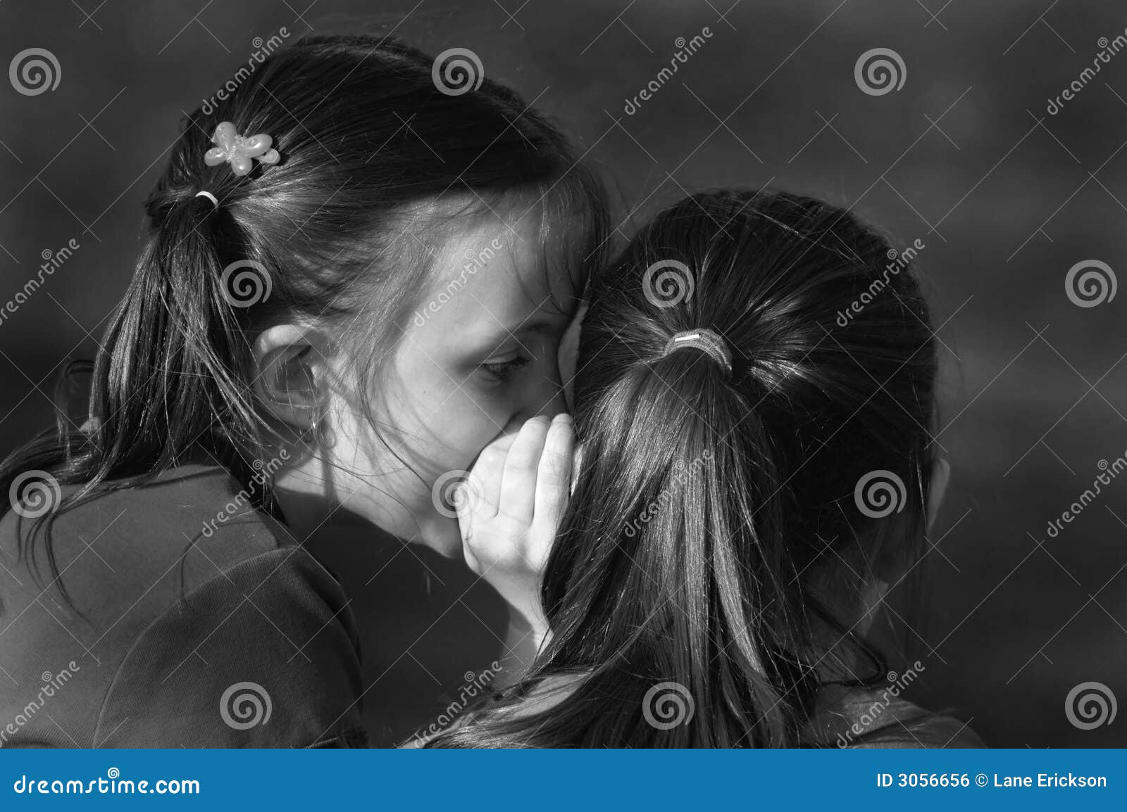 Telling Secrets stock photo. Image of teens, hand, teenagers - 3056656