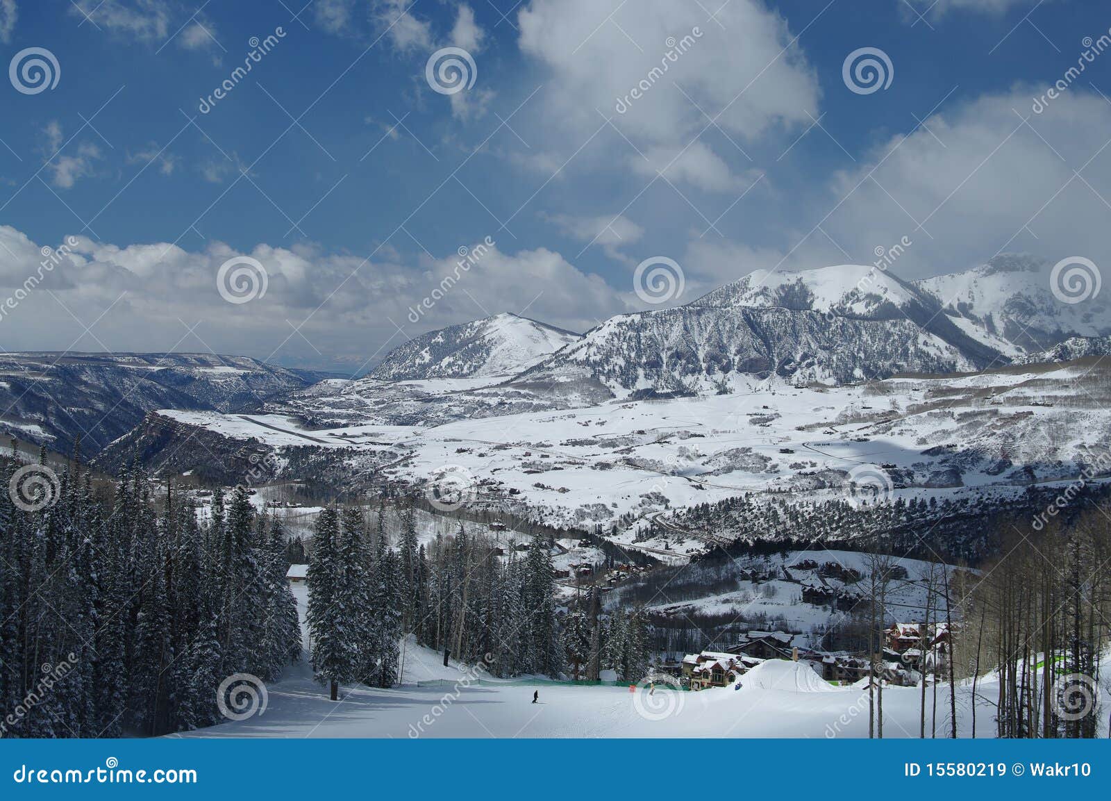 Telluride Ski Area stock image. Image of frost, cool - 15580219