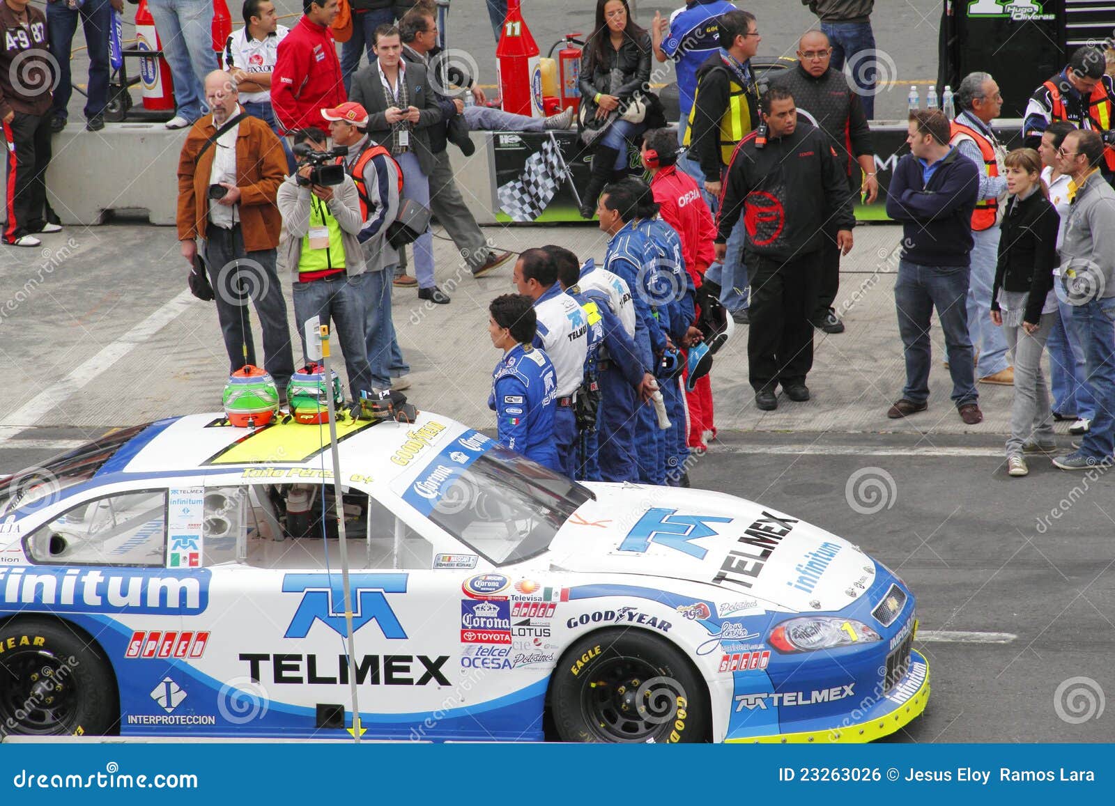 Nascar Car Race in the Velodrome of Mexico City Editorial Photo - Image ...