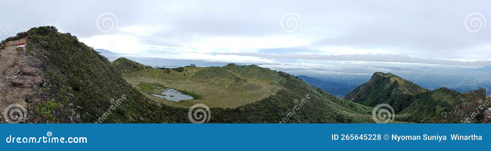 Telogo Kuning View from Geger Boyo Lawu Creater Stock Photo - Image of ...