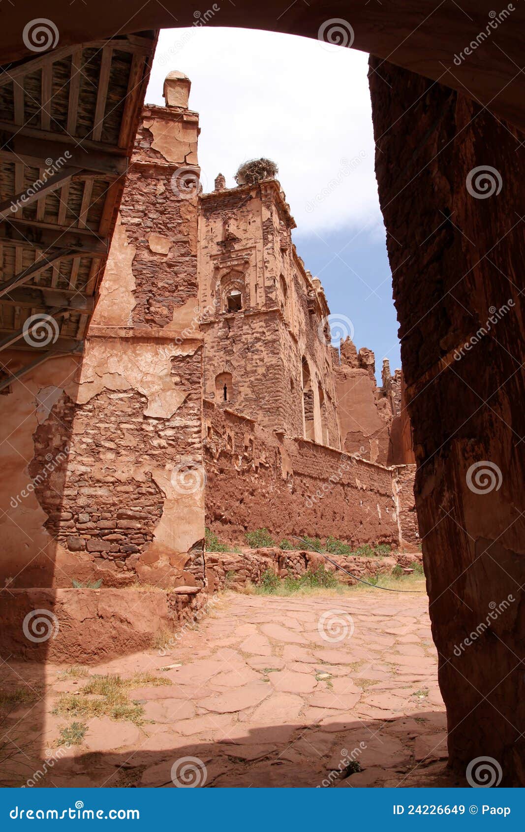 Telouet kasbah stock image. Image of achievement, building - 24226649