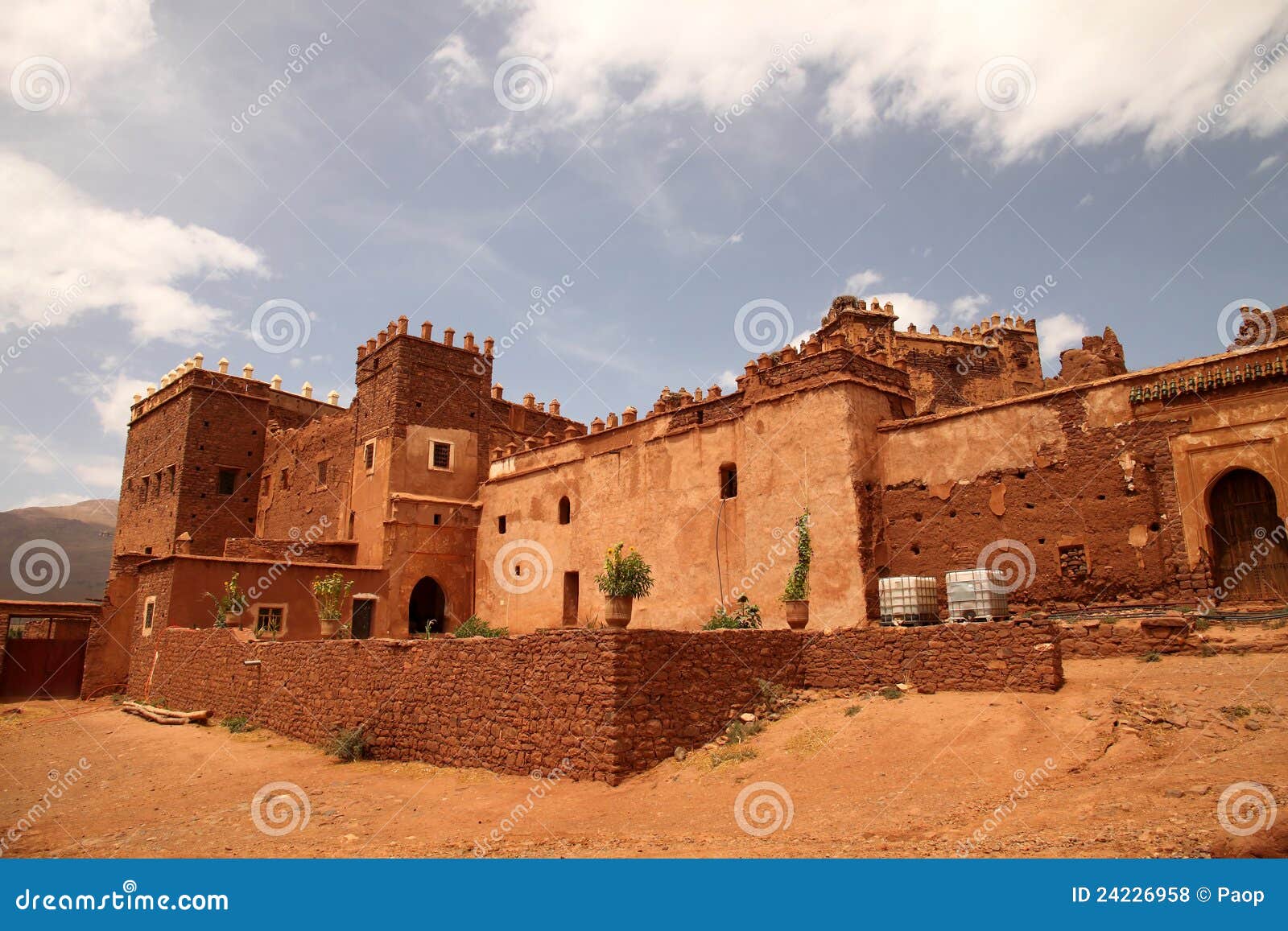 Telouet kasbah stock photo. Image of destination, enormous - 24226958