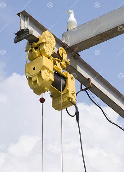 Telpher stock image. Image of load, labour, cradle, heavy - 4870057