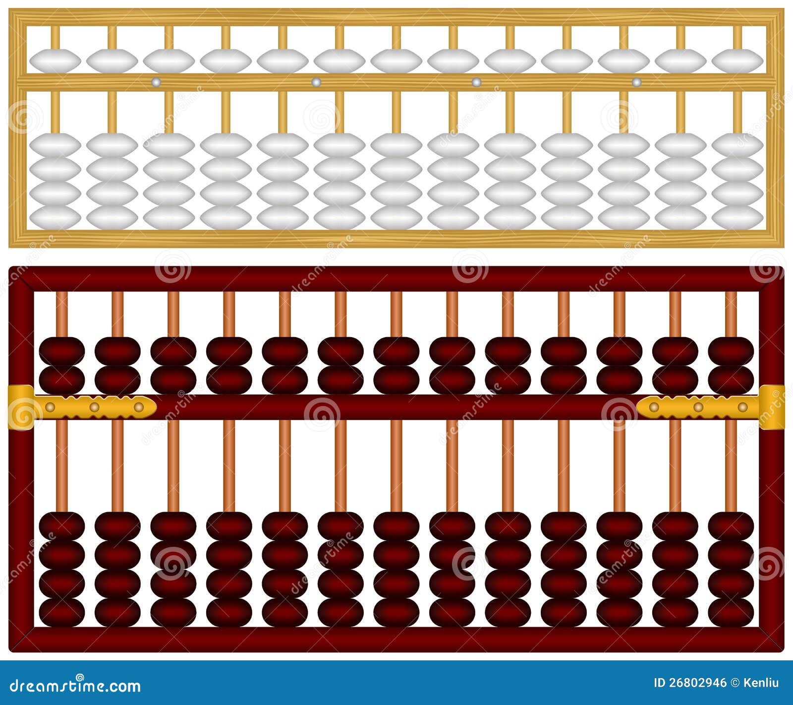 Telraam vector illustratie. Illustration of voorwerp - 26802946