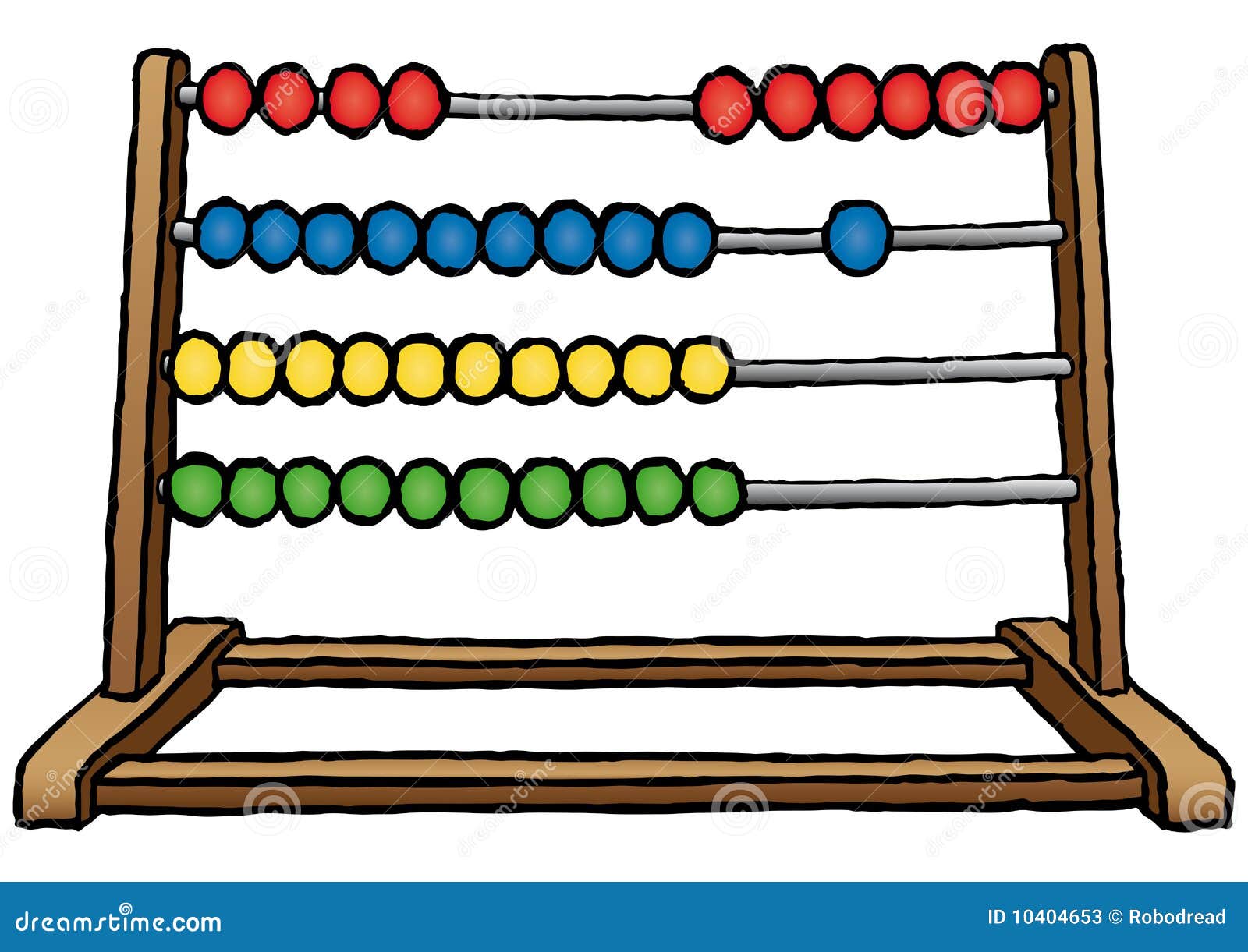 Telraam (vector) vector illustratie. Illustration of aantal - 10404653