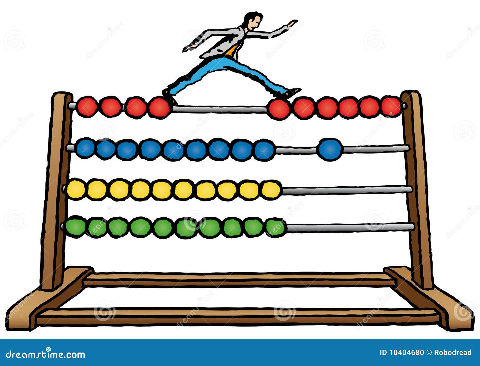 Telraam (vector) vector illustratie. Illustration of saldo - 10404680