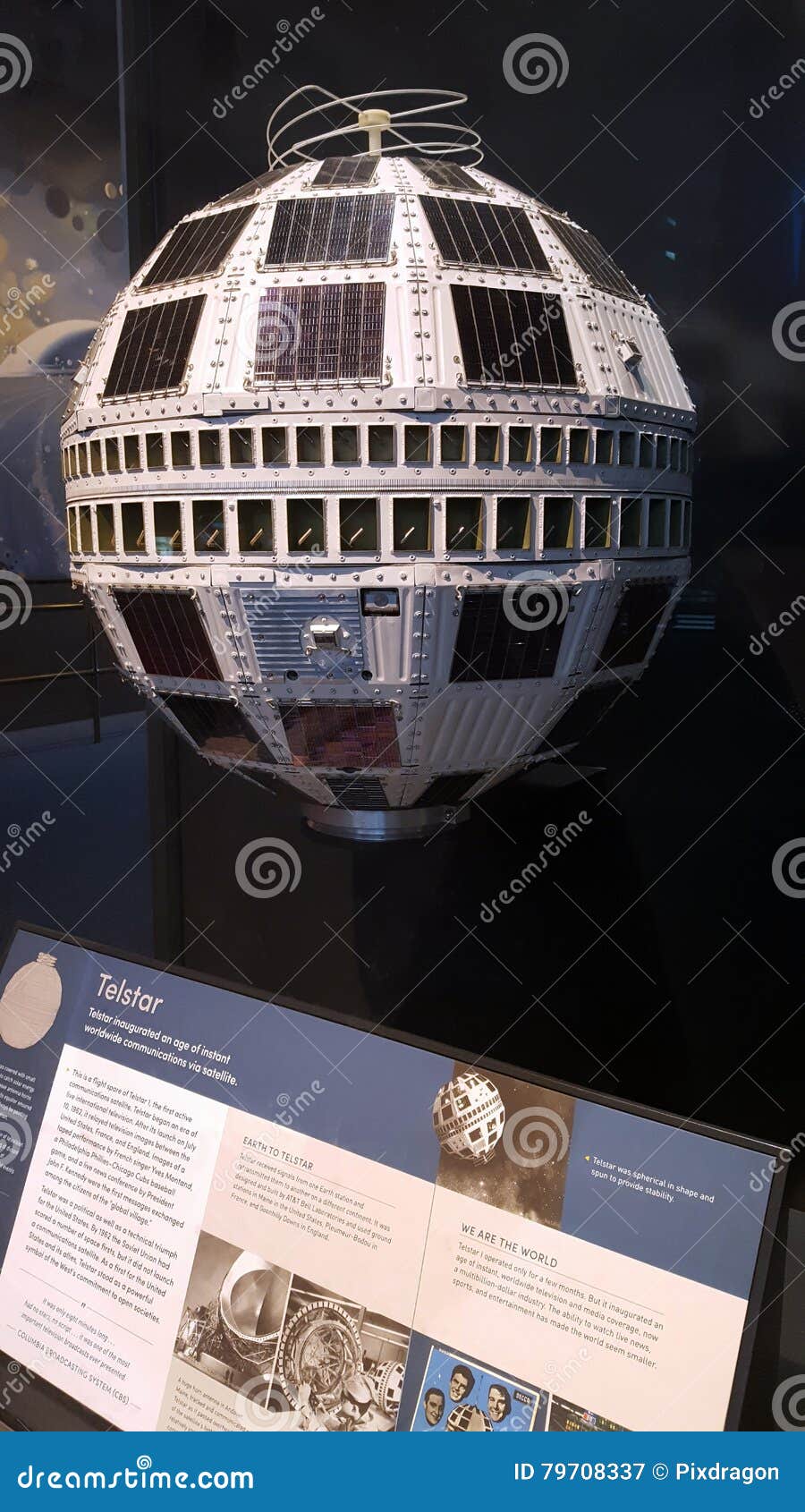 Telstar 1 Communications Satellite Editorial Photography - Image of ...