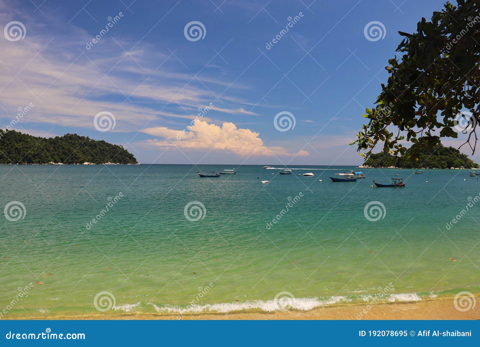 Teluk Nipah Beach Pangkor Island Stock Image - Image of teluk, perak ...