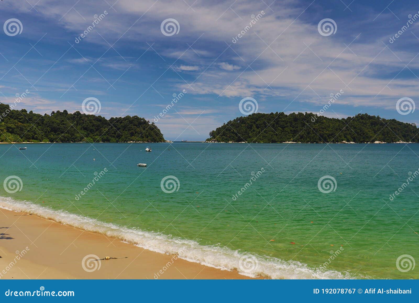 Teluk Nipah Beach Pangkor Island Stock Image - Image of beach, perak ...
