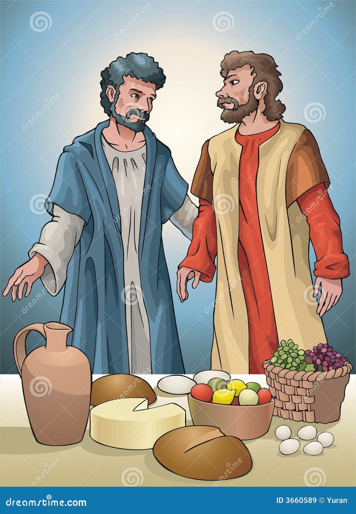 Temas religiosos ilustración del vector. Ilustración de dios - 3660589