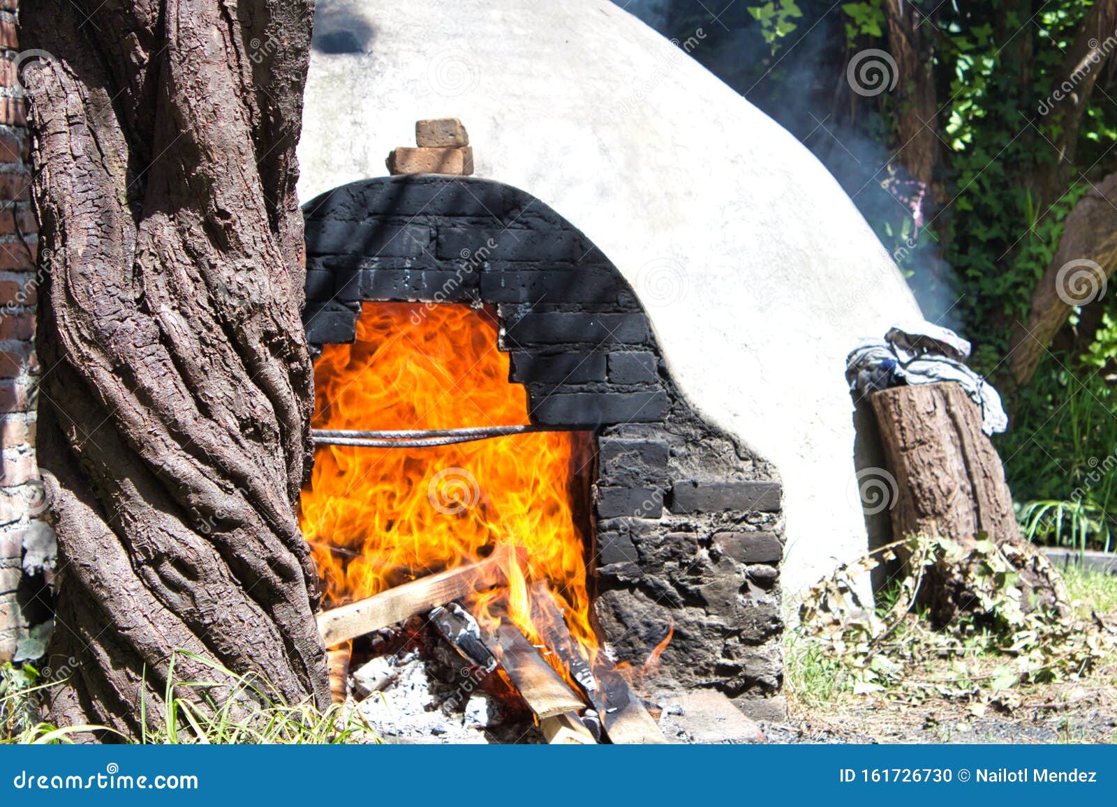 Temazcal, Pre-Hispanic Ritual in Mexico Stock Photo - Image of fire ...