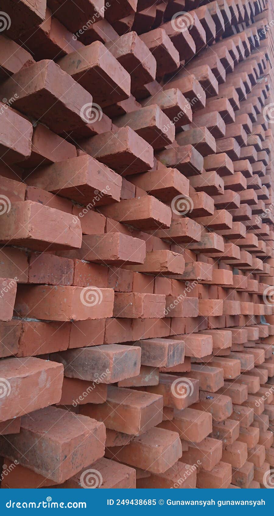 Tembok Bata Merah stock image. Image of gedung, house - 249438685