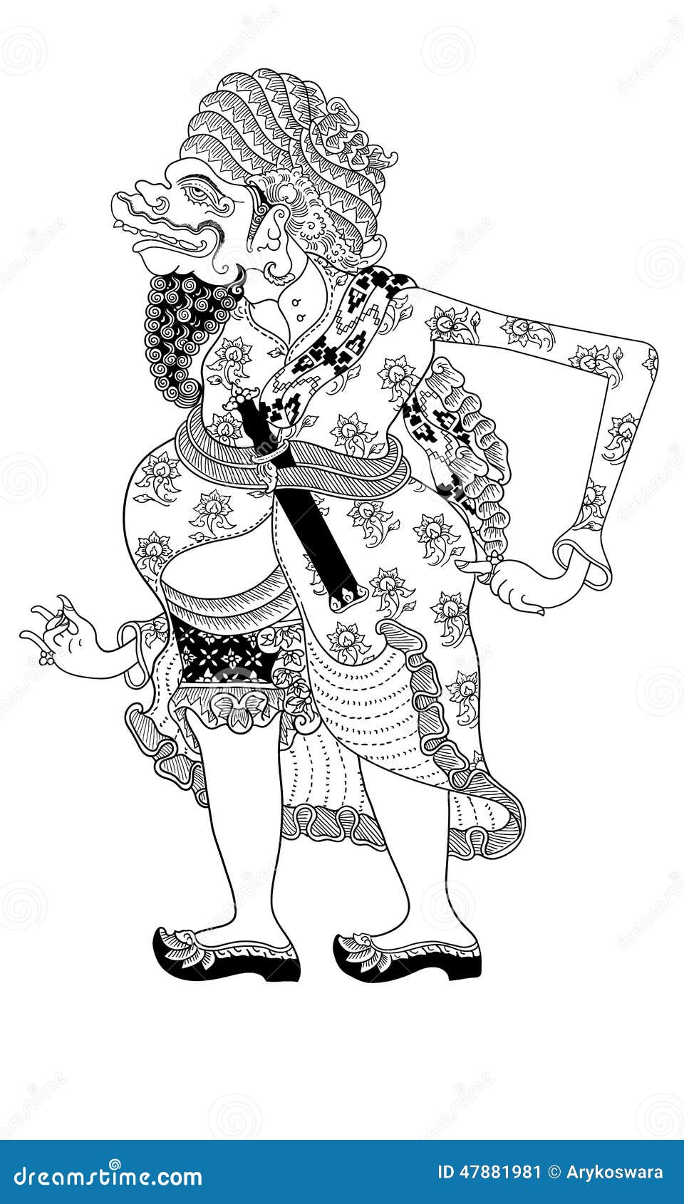 Temboro stock vector. Illustration of kamajaya, indonesia - 47881981