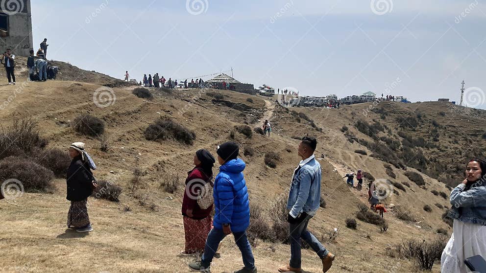 Temke danda eastern Nepal editorial image. Image of adventure - 276319745