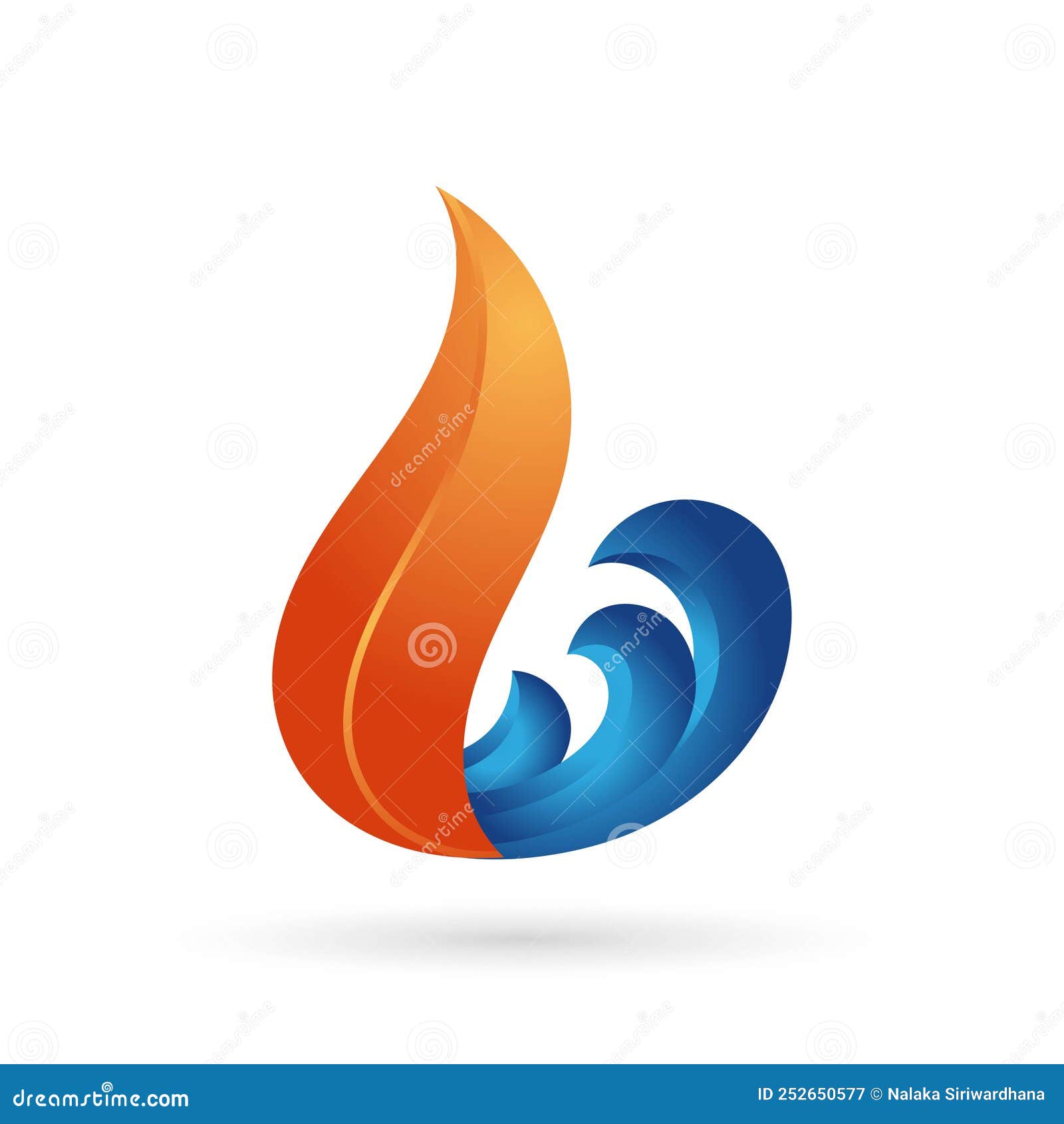 Flame Fire Logo Symbol, Logotype Symbol Icon Design Vector on White ...
