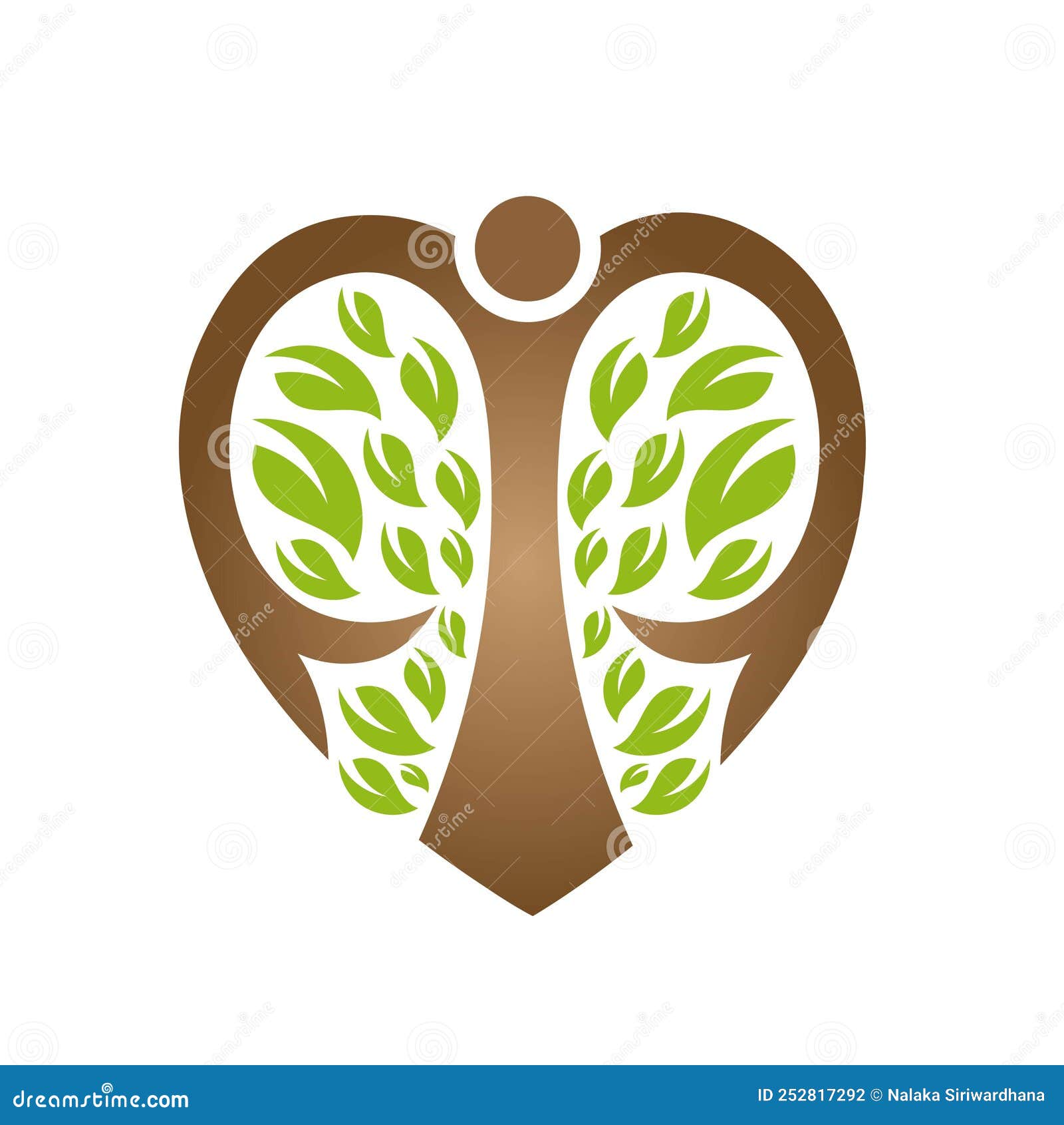 Color Tree Logo Silhouette. Stock Illustration - Illustration of ...