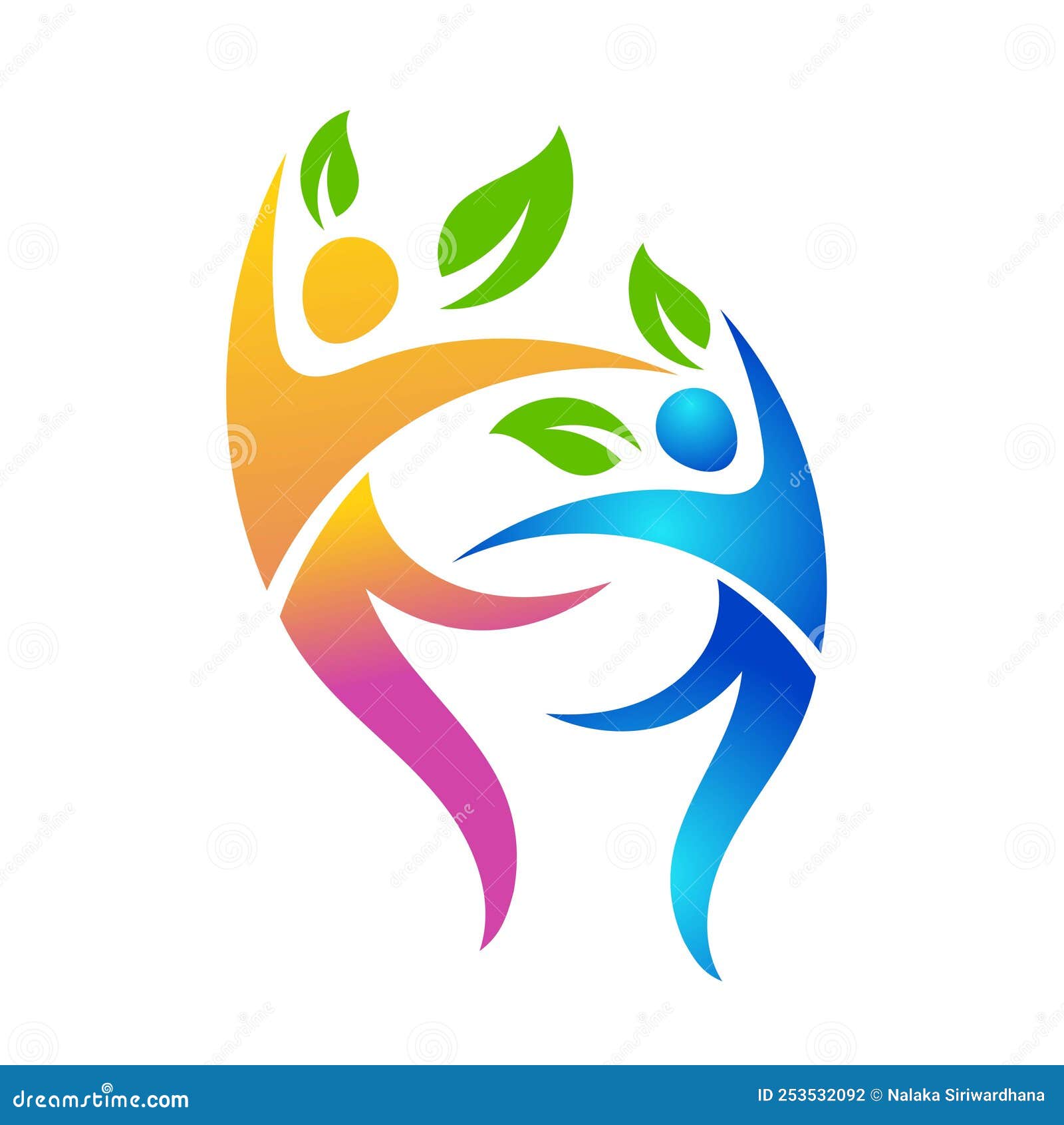 Color Tree Logo Silhouette. Stock Vector - Illustration of life, icon ...